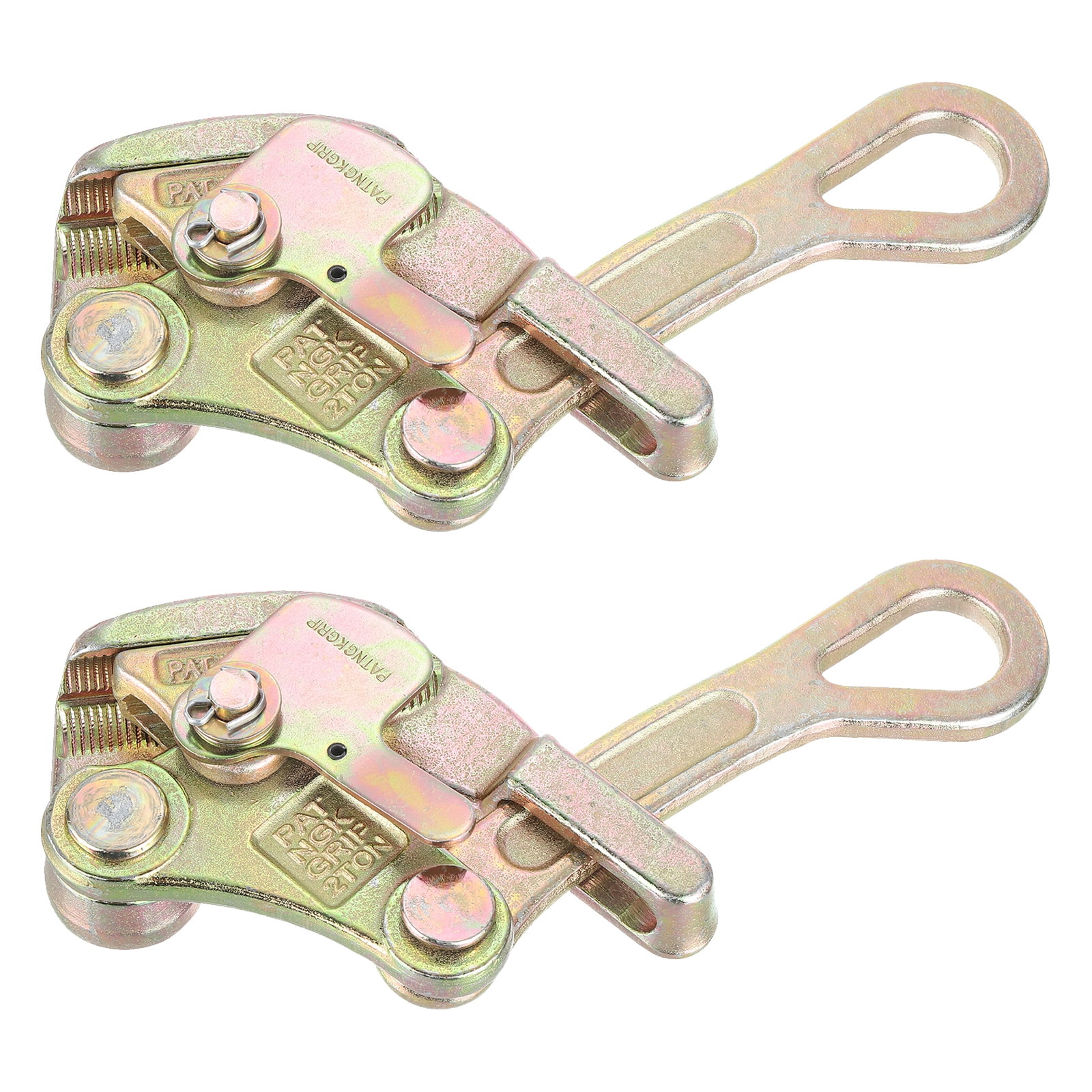 Uxcell 2T Cable Grip Wire Grip Jaw Puller 24cm/0.8FT Steel Cable Wire ...