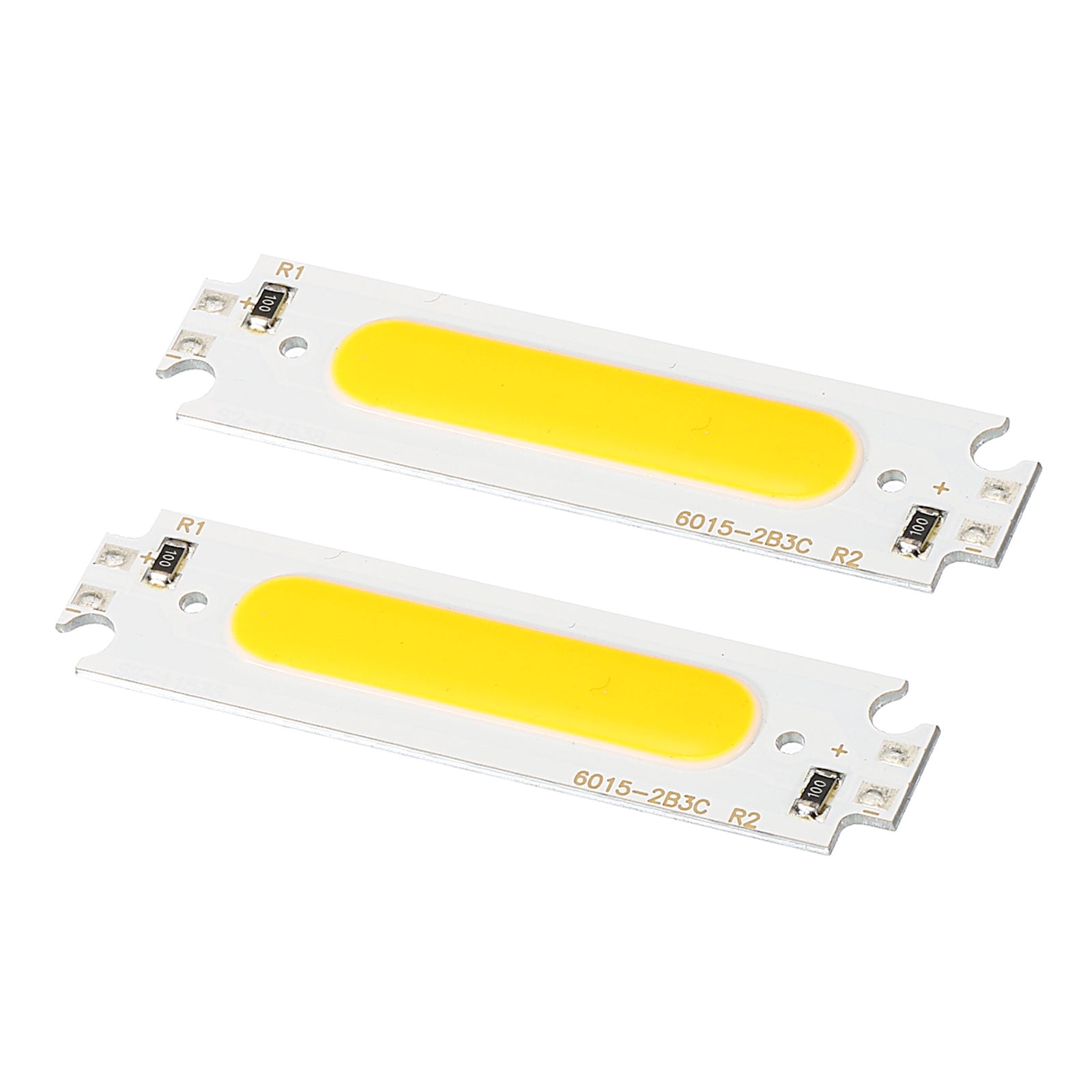 Uxcell 2W DC 3 3.7V LED Chip Bulb,Aluminum COB Lamps Bulb Orange Light ...