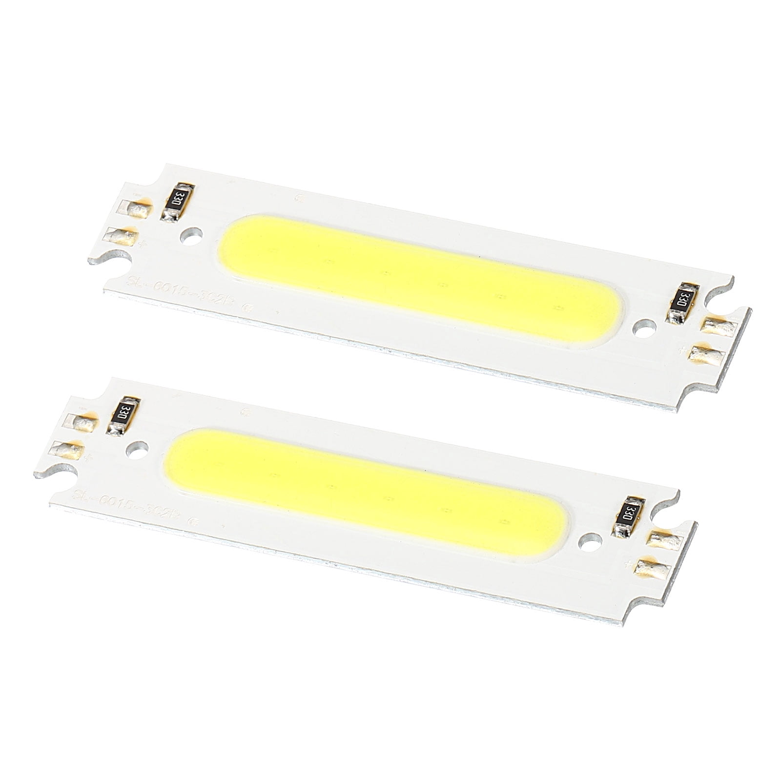 Uxcell 2W DC 3 3.7V LED Chip Bulb,Aluminum COB Lamps Bulb White Light ...