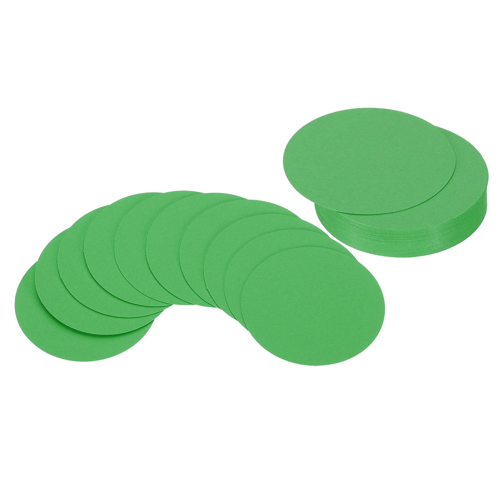 Uxcell 2inch Circle Card Stock, 36Pcs Round Shape Cutouts Paper Thick ...
