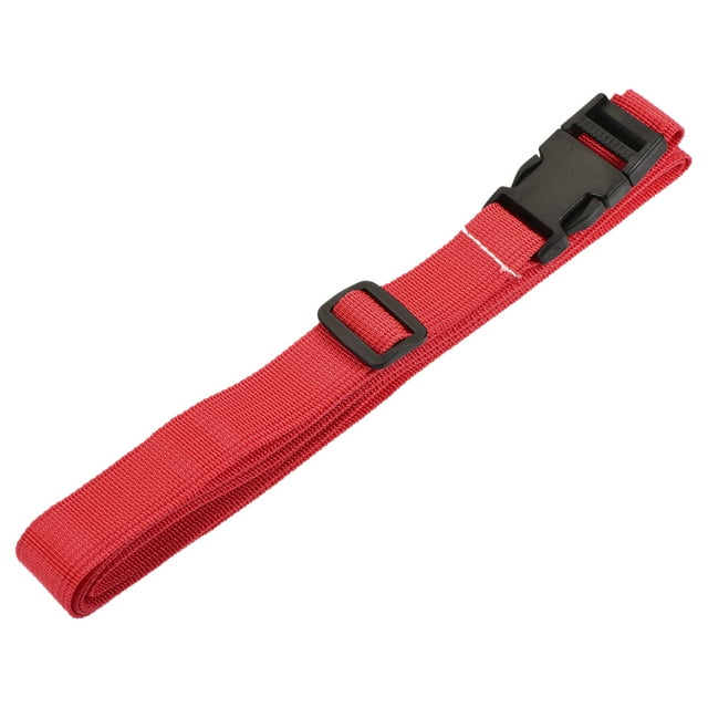 Uxcell 2m Adjustable with Quick Release Buckle Luggage Strap, Red ...