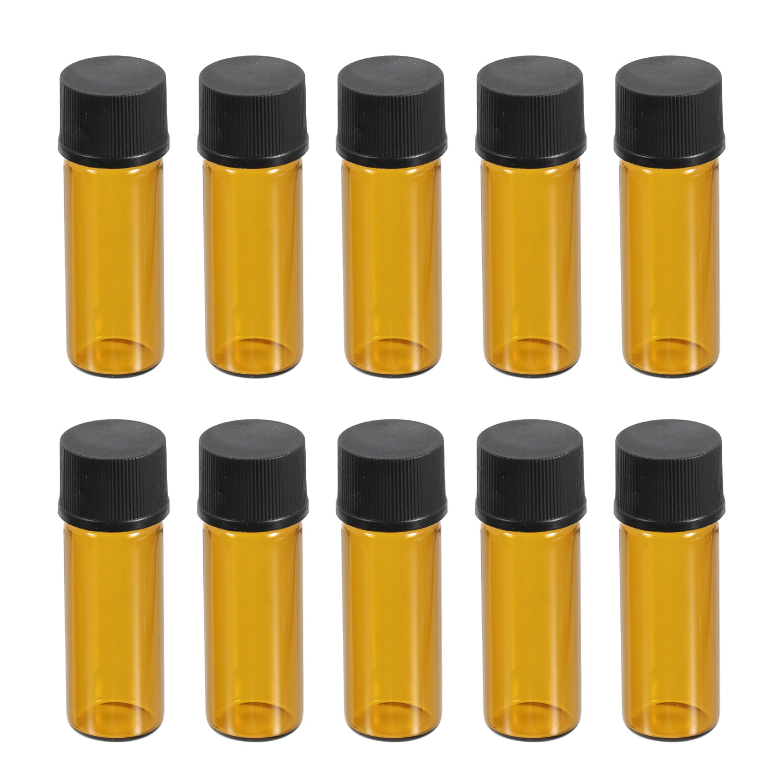 Uxcell 2mL Media Storage Bottle, 15 Pack Reagent Media Bottle Glass ...