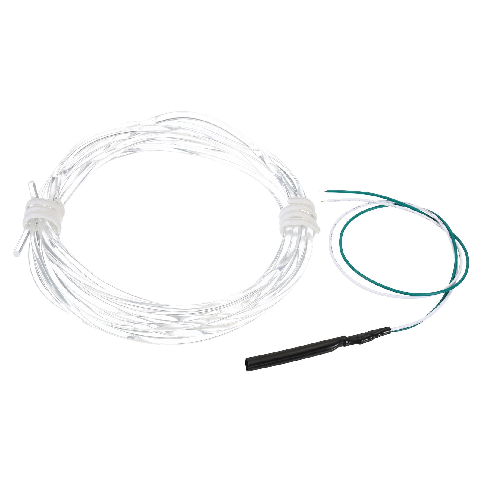 Uxcell 2mm 2m PMMA Side Glow Fiber Optic Cable Kit LED Illuminator 12V ...