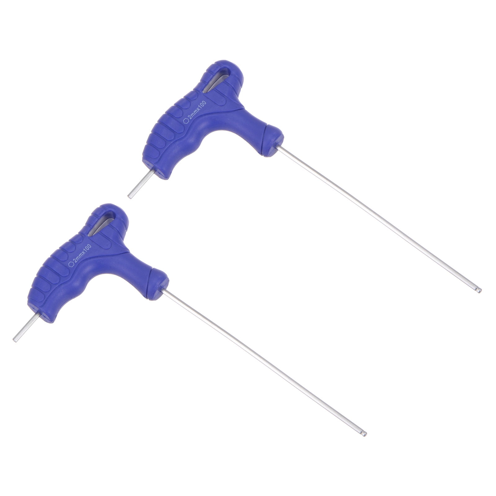 Uxcell 2mm Ball End Hex T-Handle Wrench Spanner, Metric CR-V Steel 2 ...