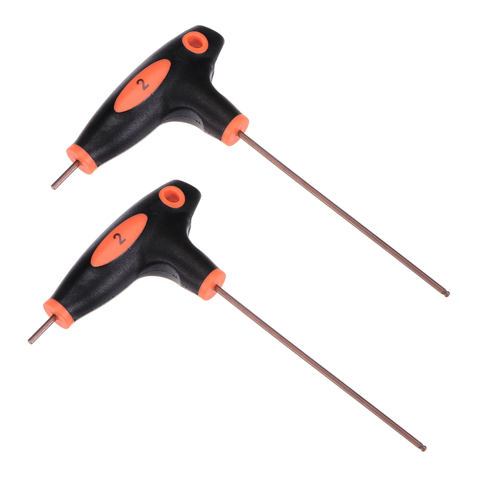 Uxcell 2mm Ball End Hex T-Handle Wrench Spanner, Metric S2 Steel 2 Pack ...