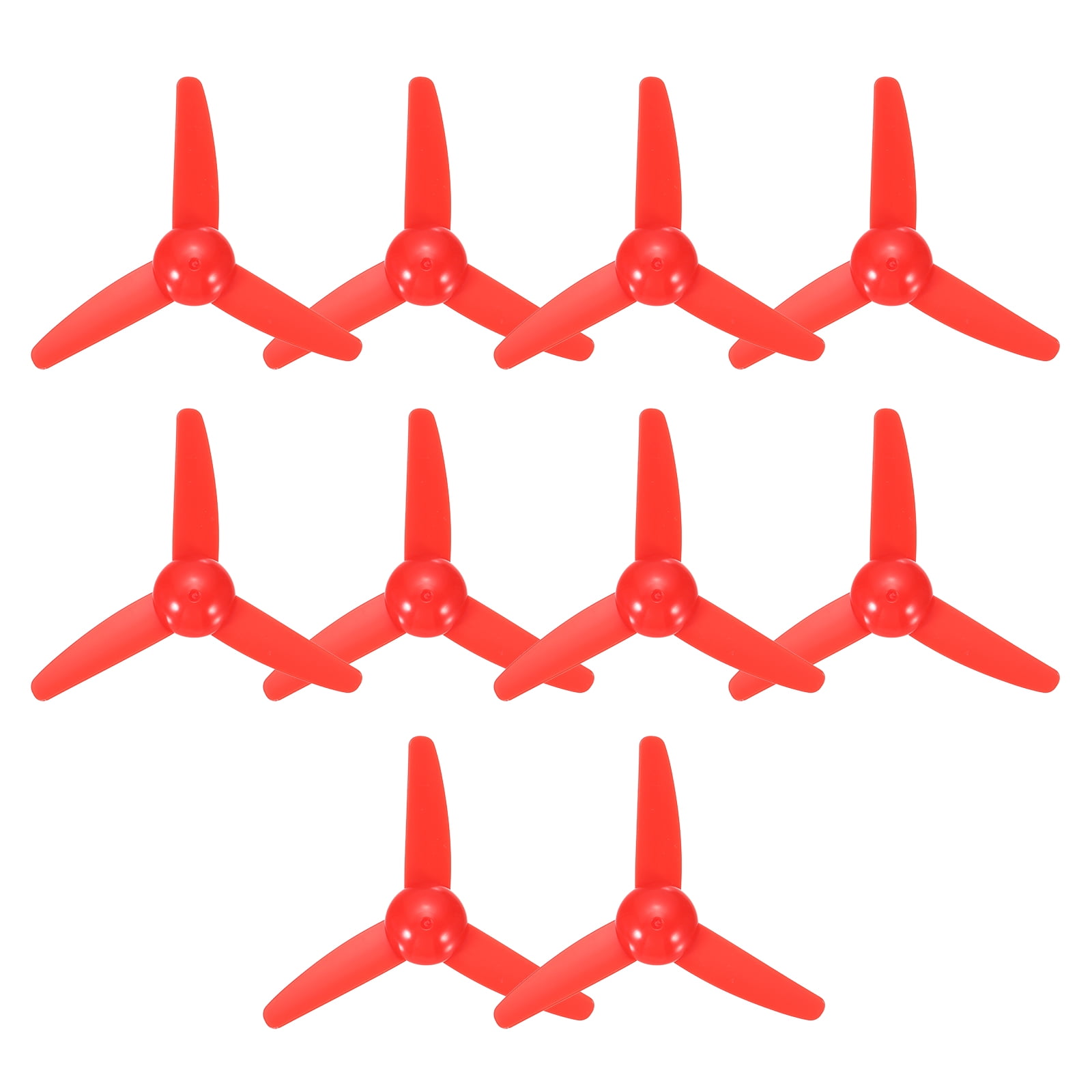 Uxcell 2mm DC Motor Shaft Propeller, 80mm Fan Shape 3-blade Plastic ...