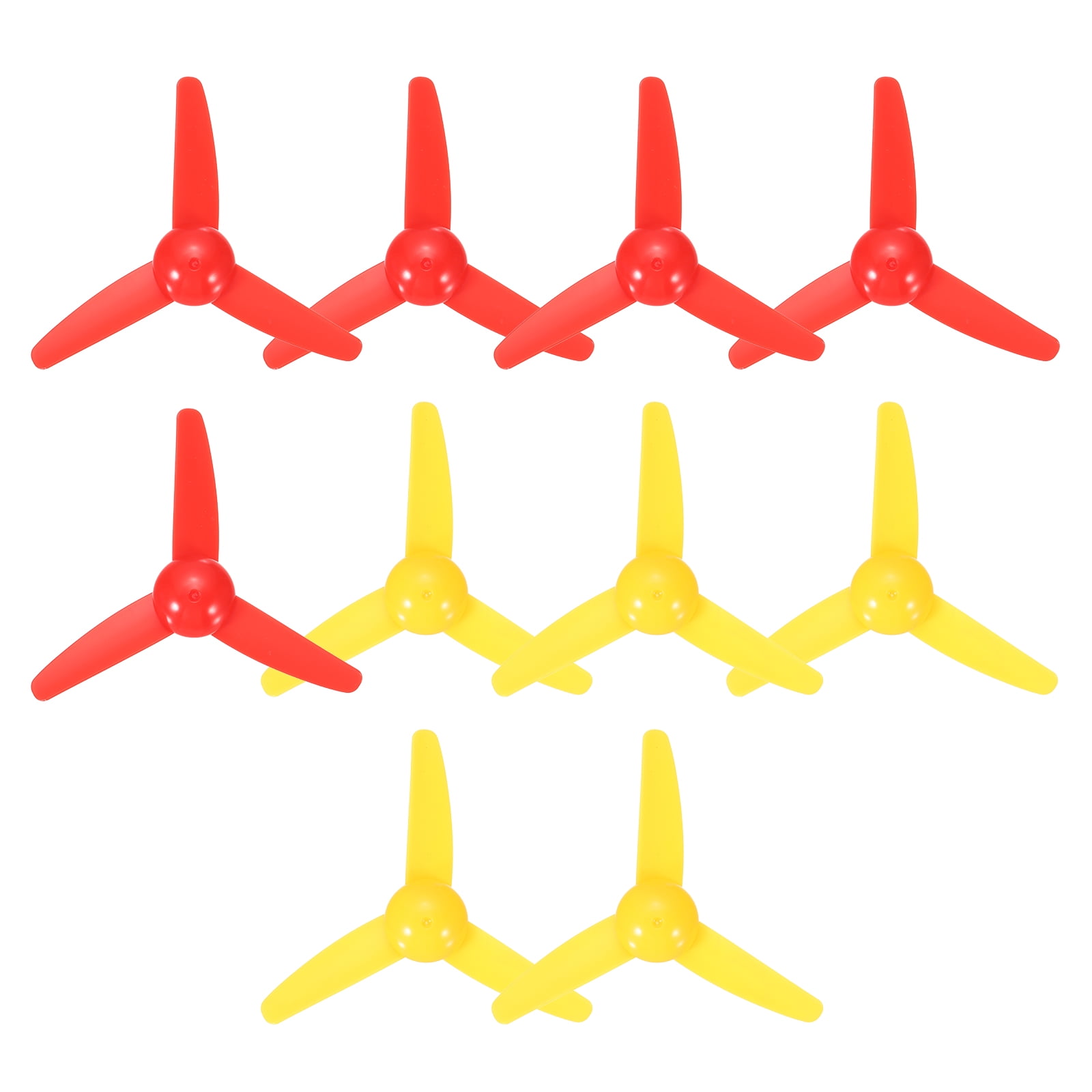 Uxcell 2mm DC Motor Shaft Propeller, 80mm Fan Shape 3-blade Plastic ...