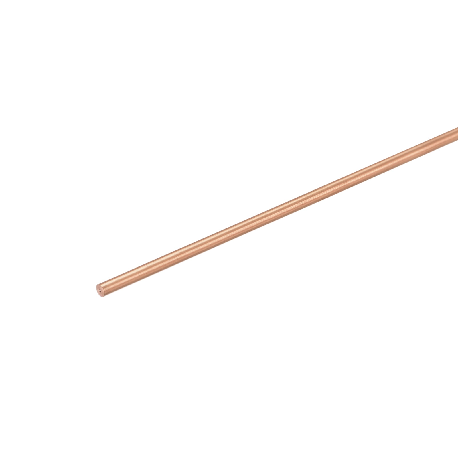 Uxcell 2mm Dia. 350mm Length Solid Copper Round Rod Lathe Bar Stock for ...