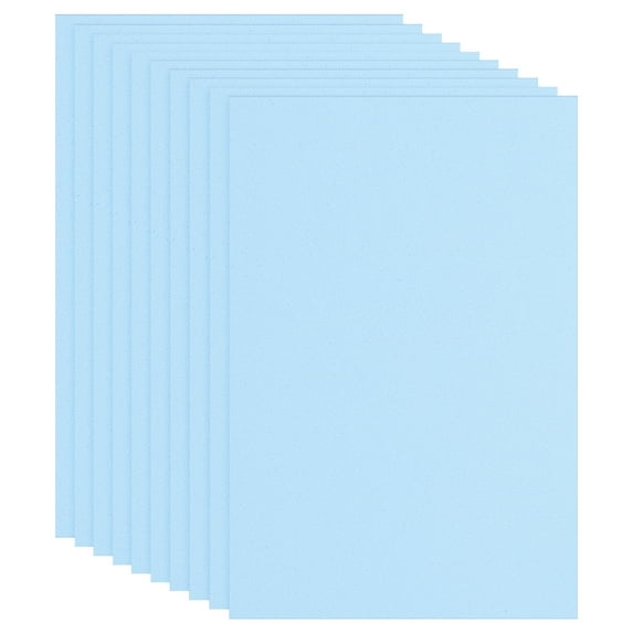 Uxcell 10 Pcs Light Blue EVA Foam Sheet, 12 x 8 Inch 2mm Thick Foam ...