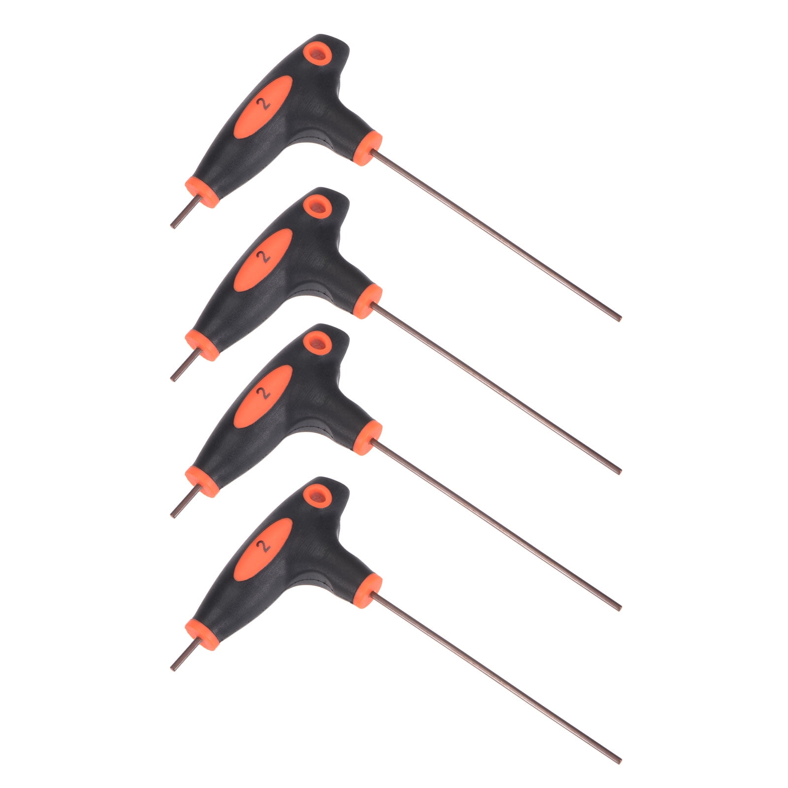 Uxcell 2mm Hex T-Handle Dual End Wrench Spanner, Metric S2 Steel 4 Pack ...