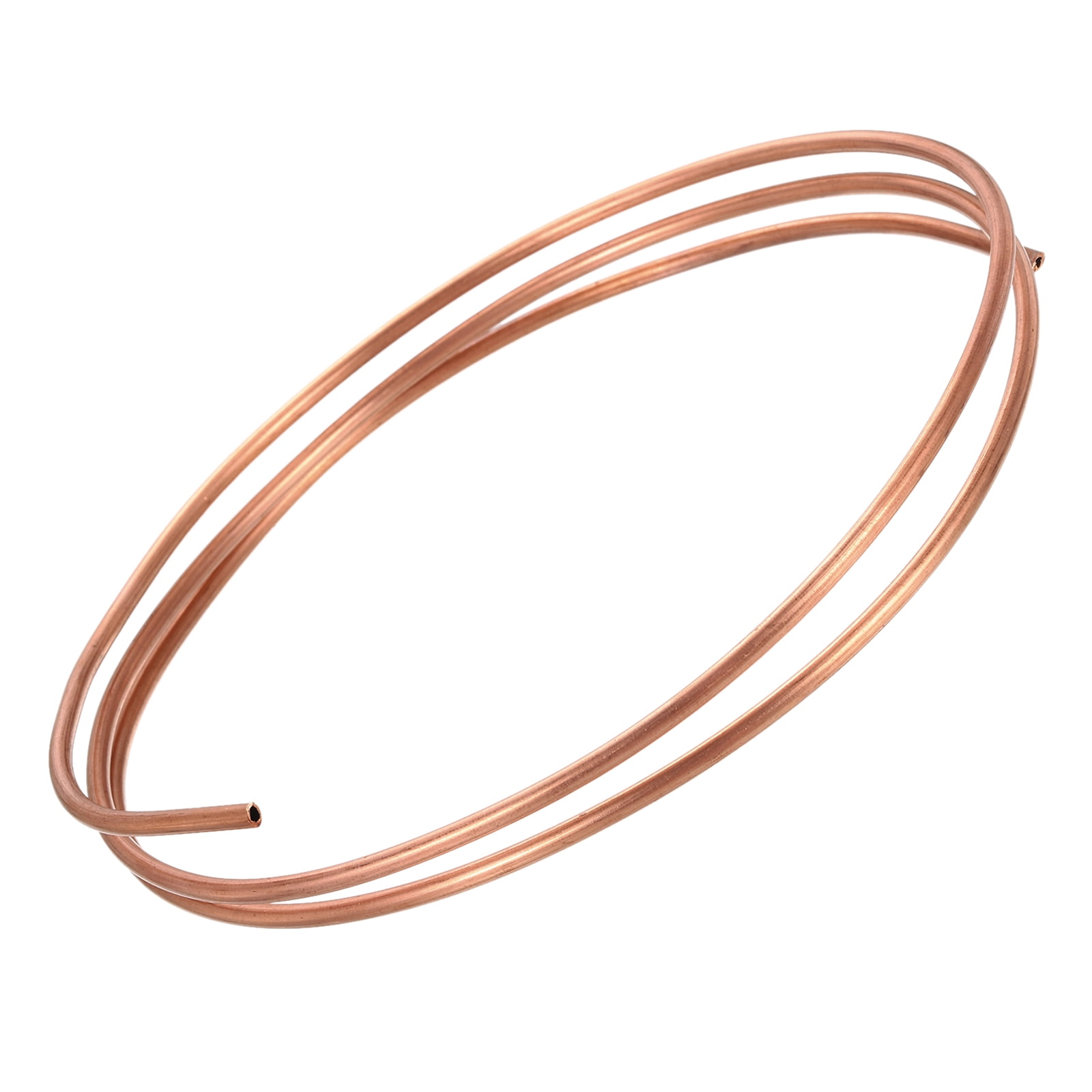 Uxcell 2mm ID 4mm OD 1mm Thick 99.9% Copper Tube, 3.28Ft Seamless Round ...