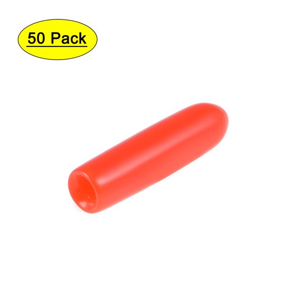 Uxcell Screw Thread Protectors End Cap Vinyl Red 50pcs 0.08" - Walmart.com