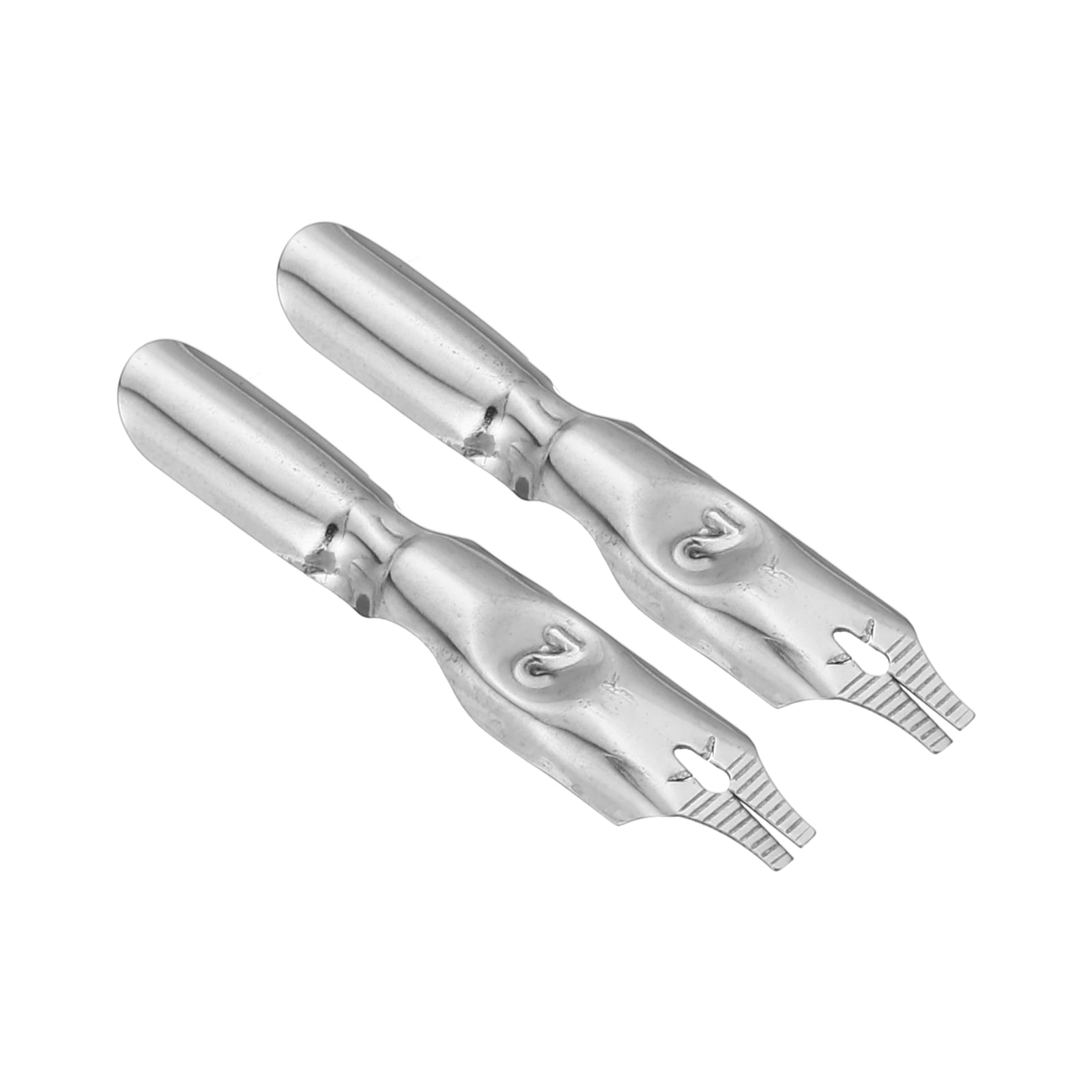 Uxcell 2mm Line Width Fountain Pen Nib Replacement 201 Stainless Steel ...
