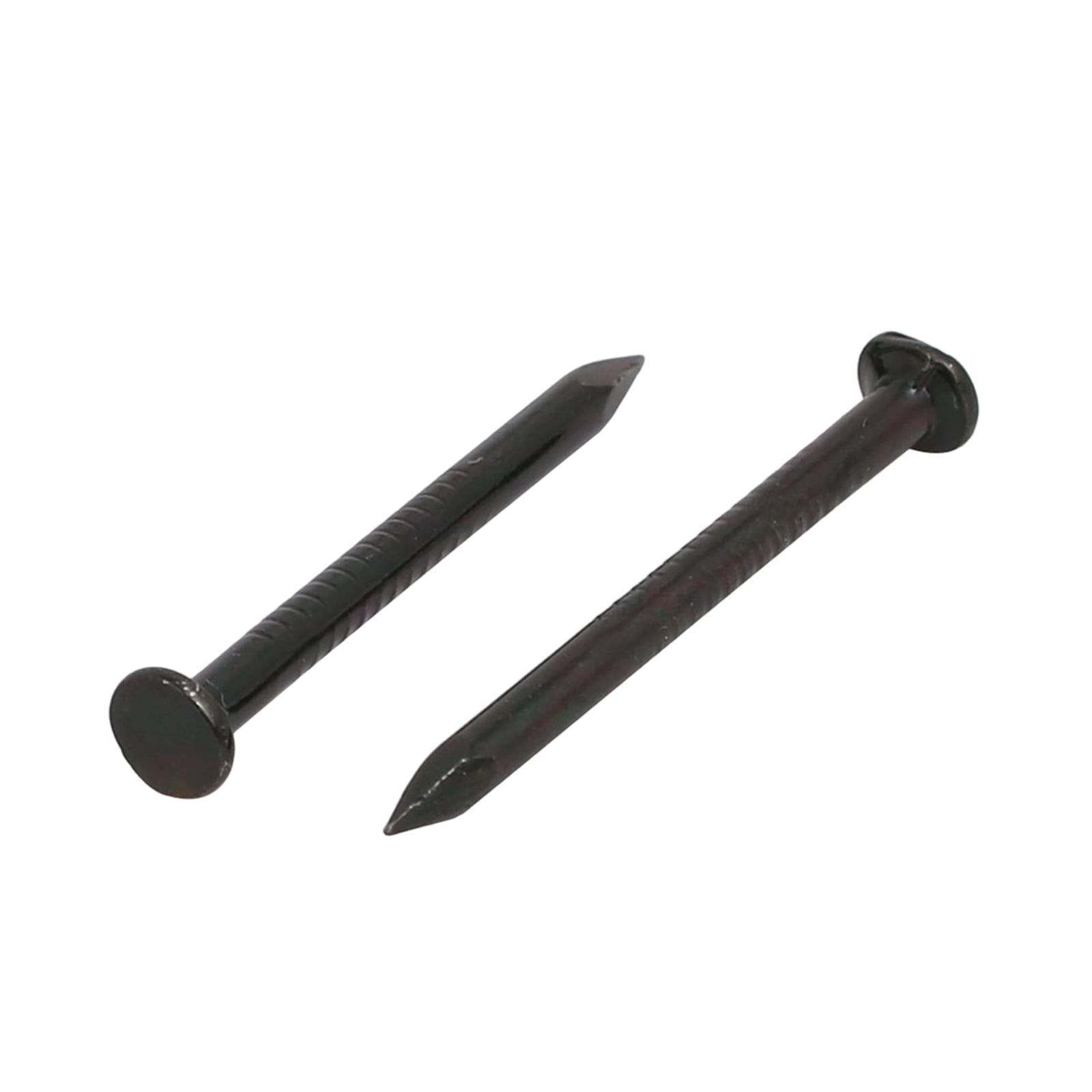 Uxcell 2mm x 25mm Fiber Concrete Cement Wall Point Tip Nails Black ...