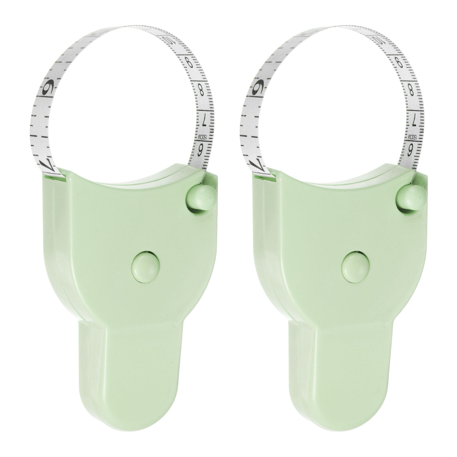 Uxcell 2pack Body Measure Tape 60" 150cm Automatic Telescopic Tape ...