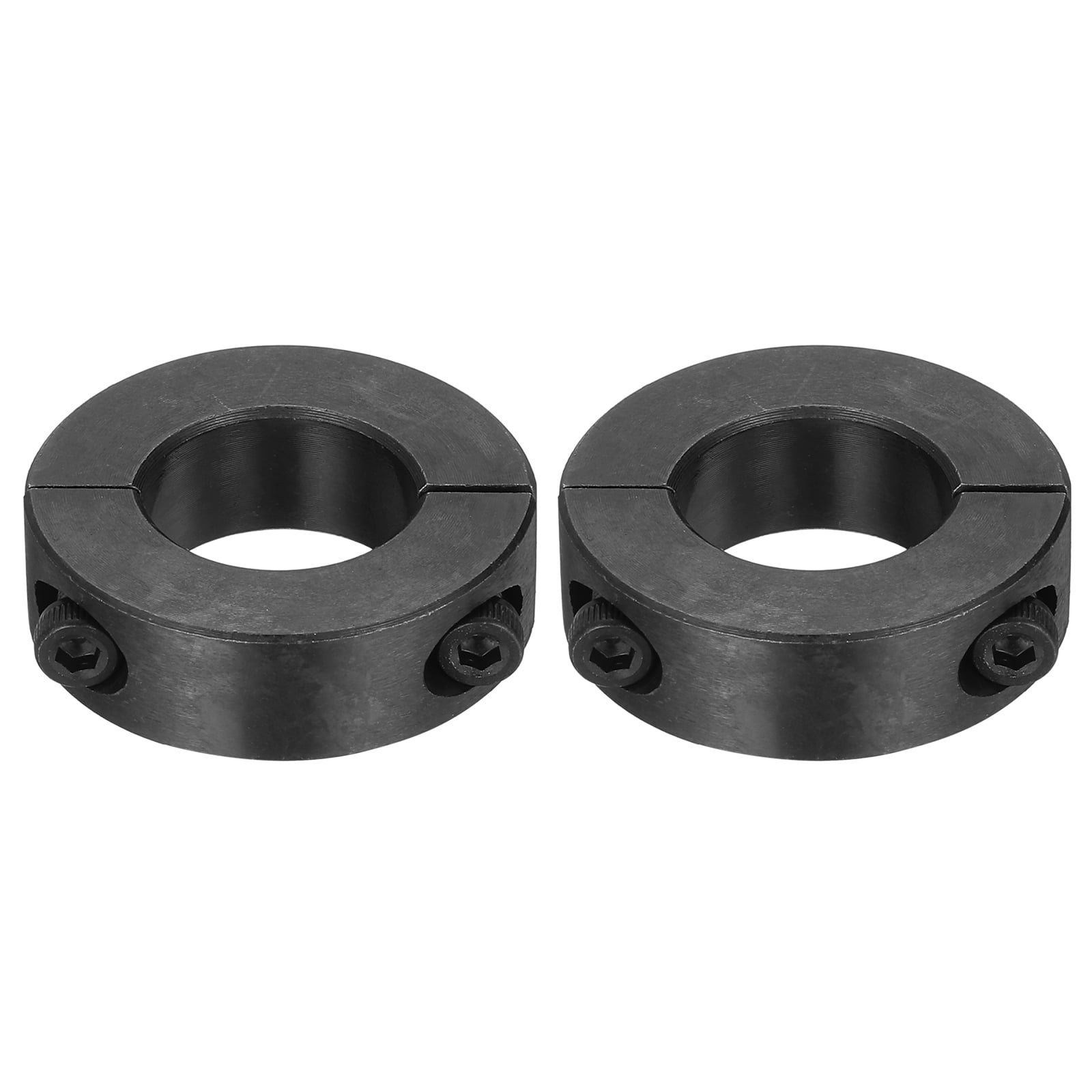 Uxcell 2pack Double Split Shaft Collars 17mm Bore, Two-Piece Clamping ...