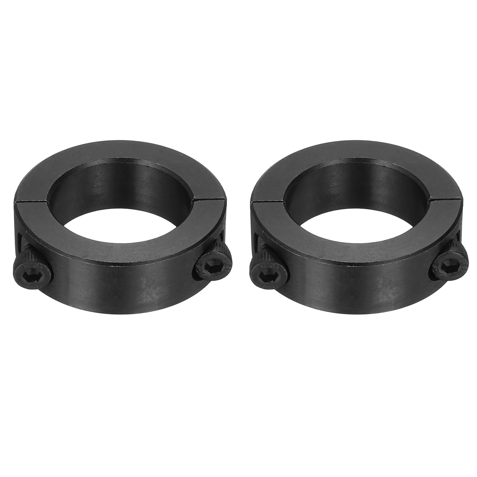 Uxcell 2pack Double Split Shaft Collars 25mm Bore, Two-Piece Clamping ...