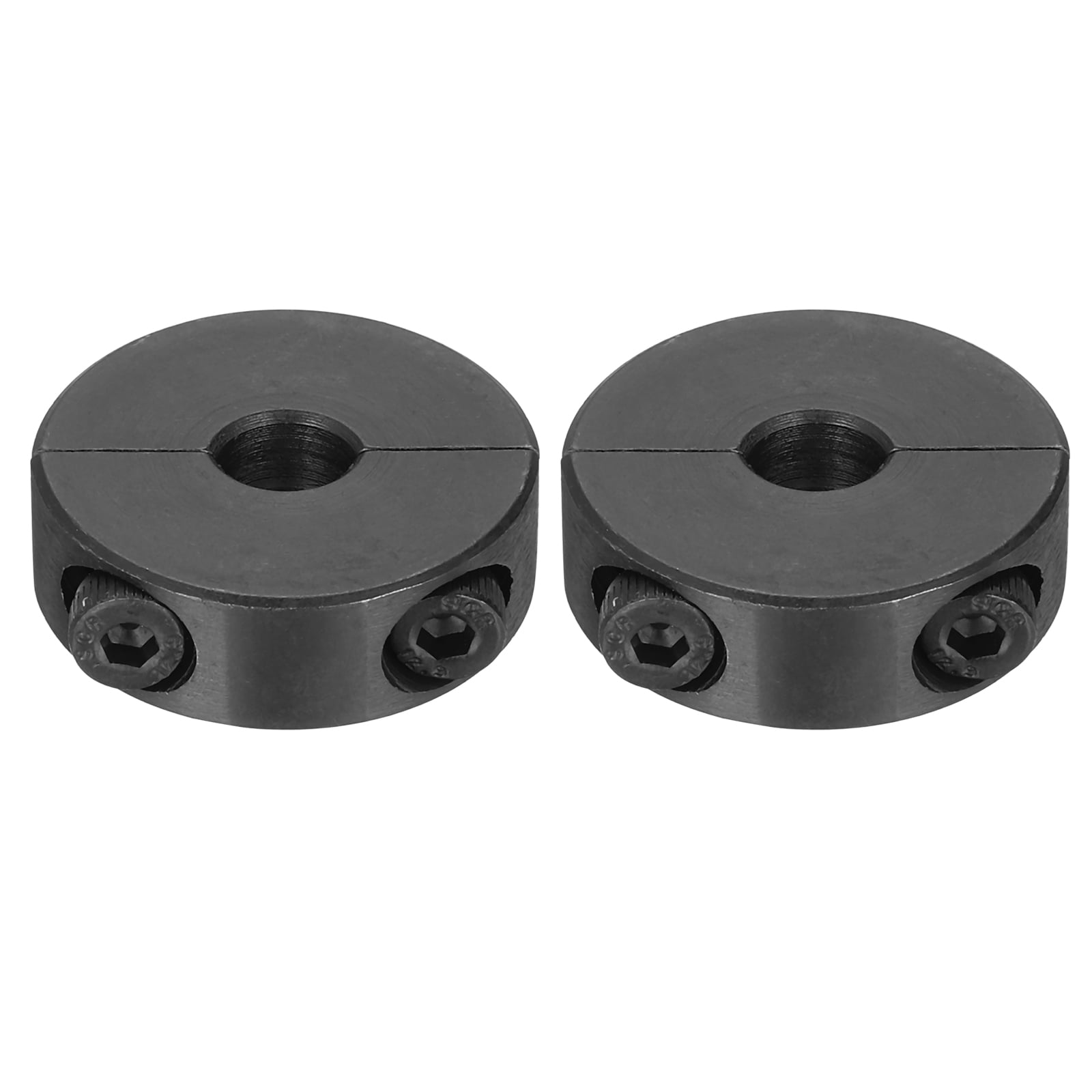 Uxcell 2pack Double Split Shaft Collars 8mm Bore, Two-Piece Clamping ...