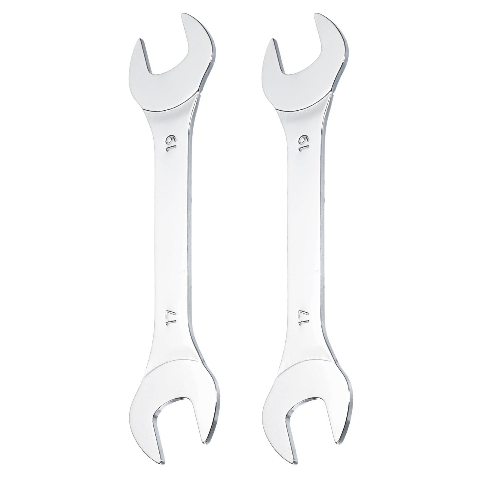 Uxcell 2pack Super Thin Open End Wrenches Metric, 17mm x 19mm, Slim Cr ...