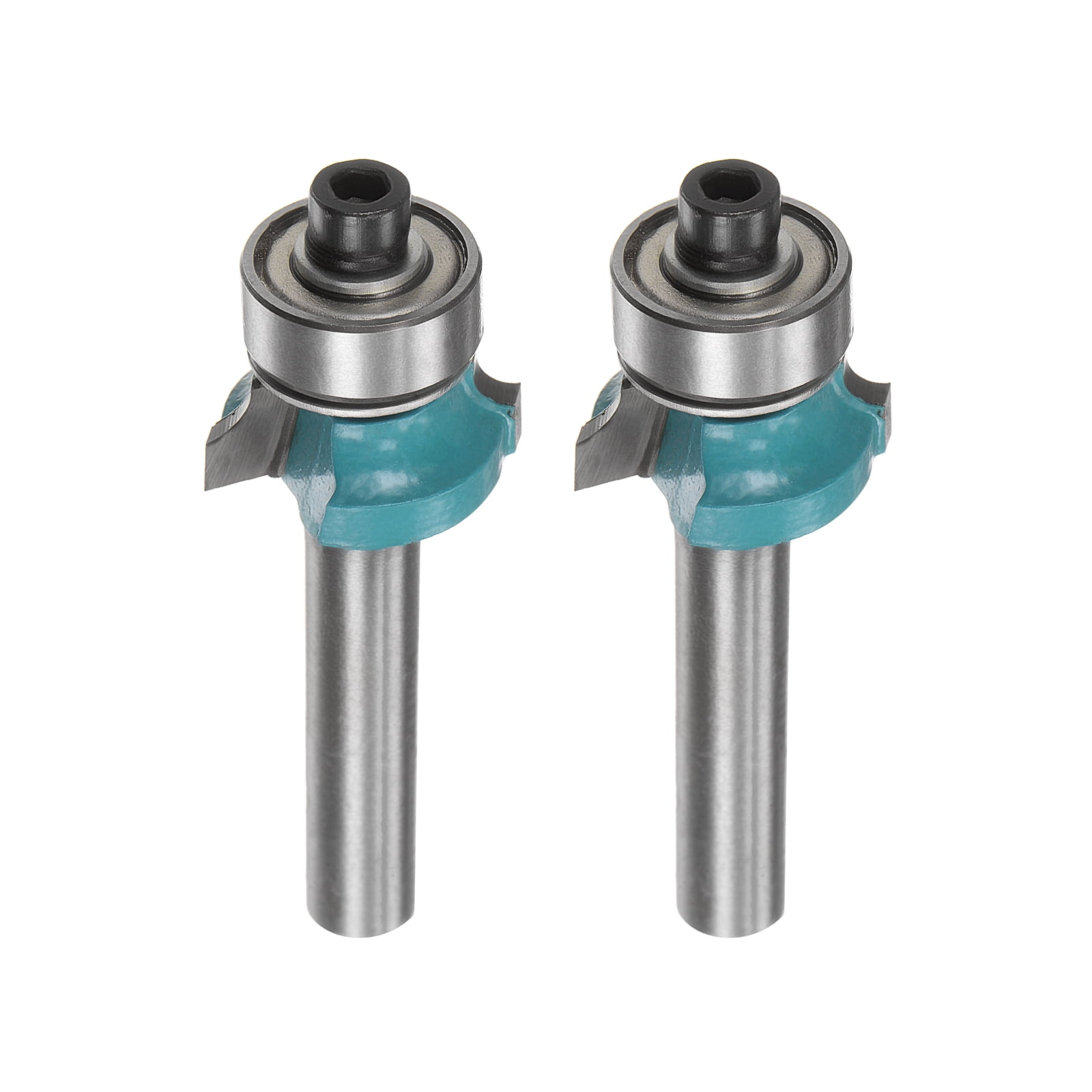 Uxcell 2packs Roundover Router Bit 1/4 Shank 3/32" Radius Carbide ...