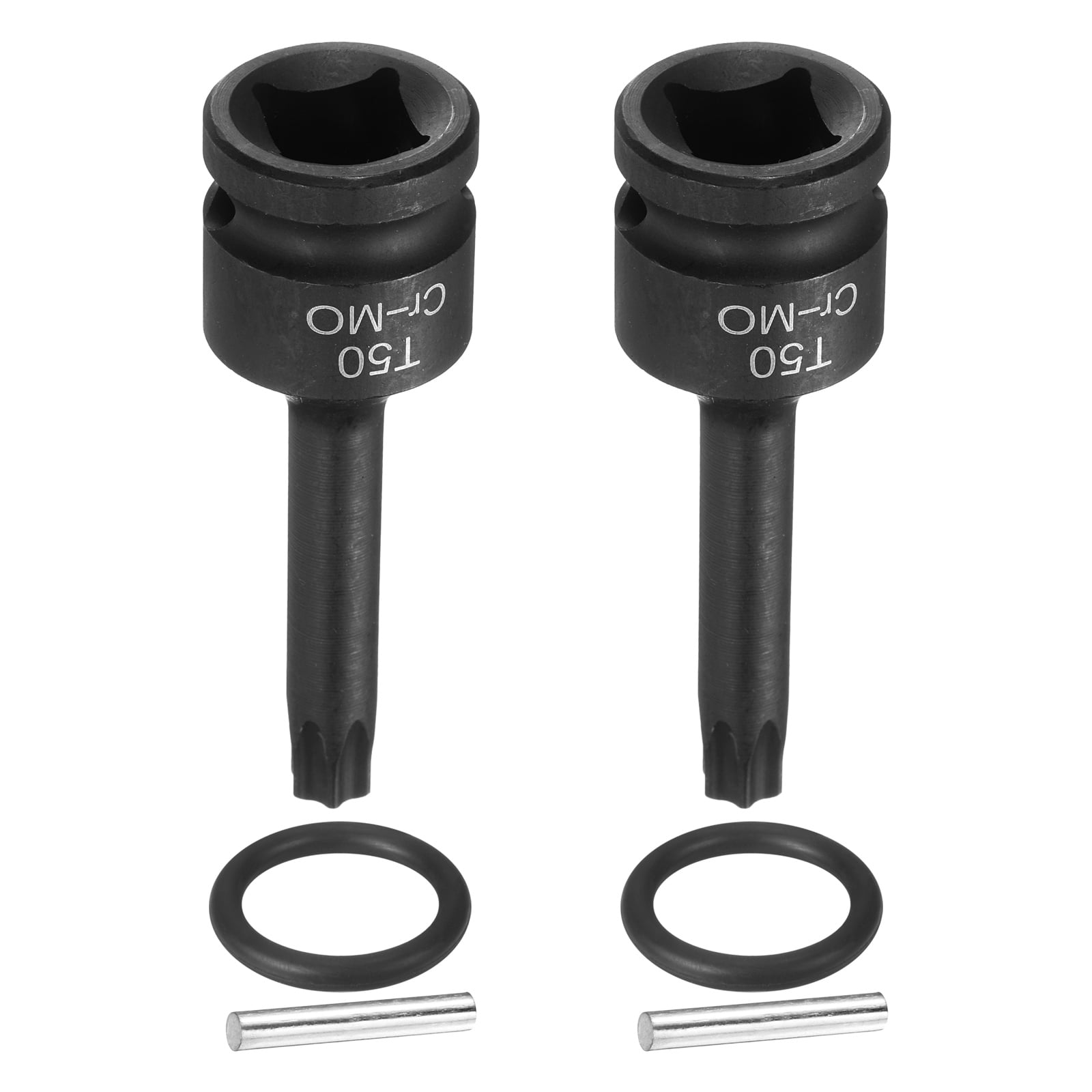 Uxcell 2pcs 1/2" Drive Torx Bit Socket T50 Impact 6 Point Star Bit ...
