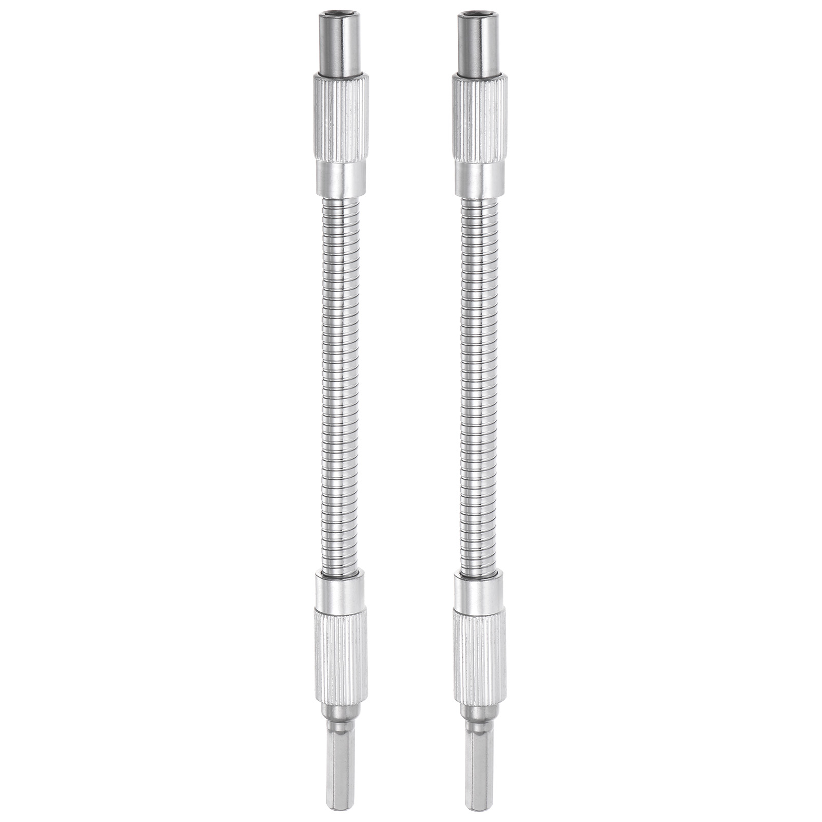 Uxcell 2pcs 1/4" Hex Shank Flexible Extension Bit Shaft 200mm Soft ...