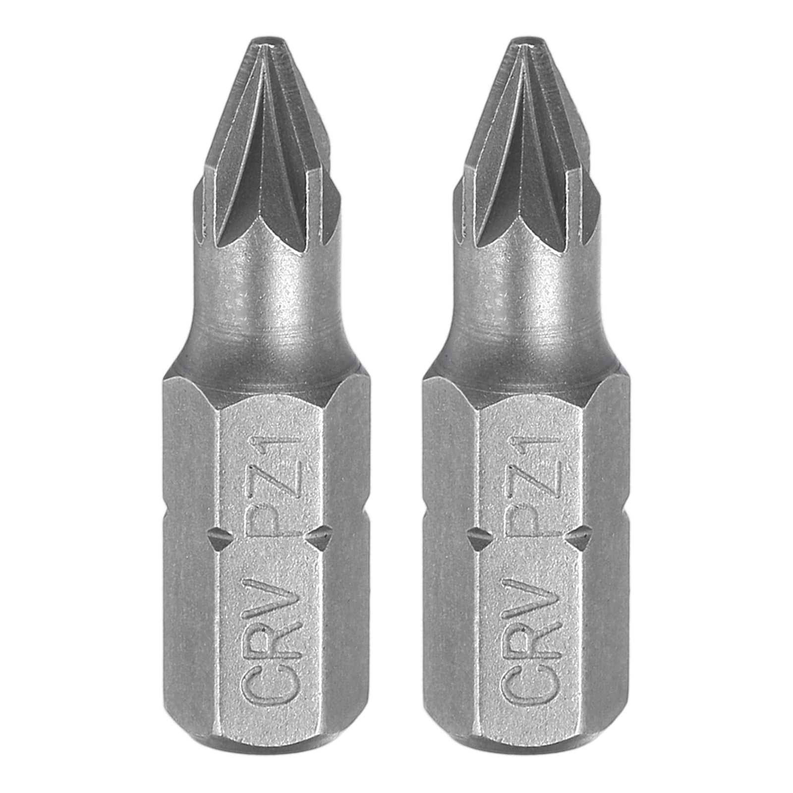 Uxcell 2pcs 1/4" Hex Shank PZ1 Magnetic Head 1" Length Screwdriver Bits ...
