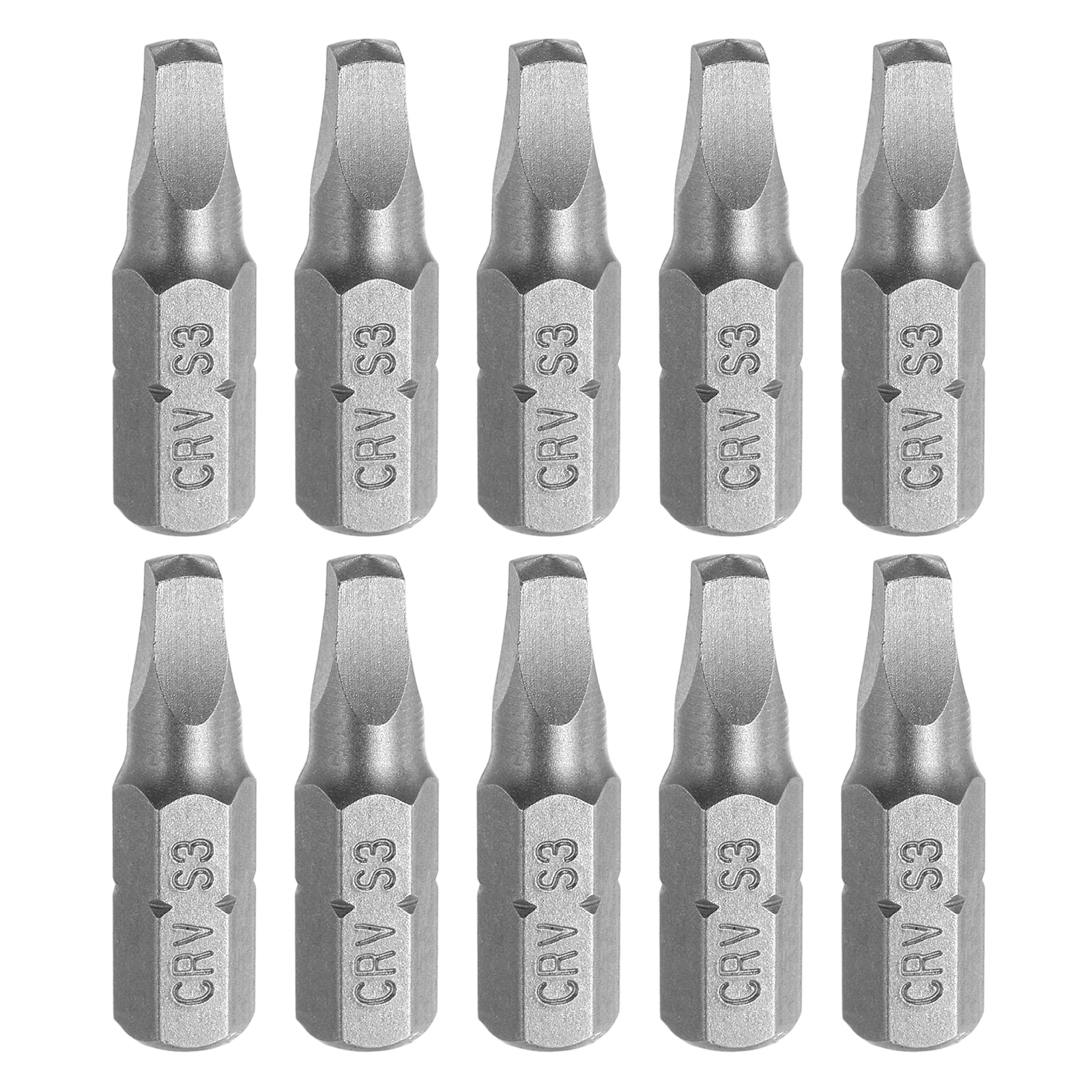 Uxcell 10pcs 1/4" Hex Shank SQ3 Magnetic Head 1" Length Square Head ...