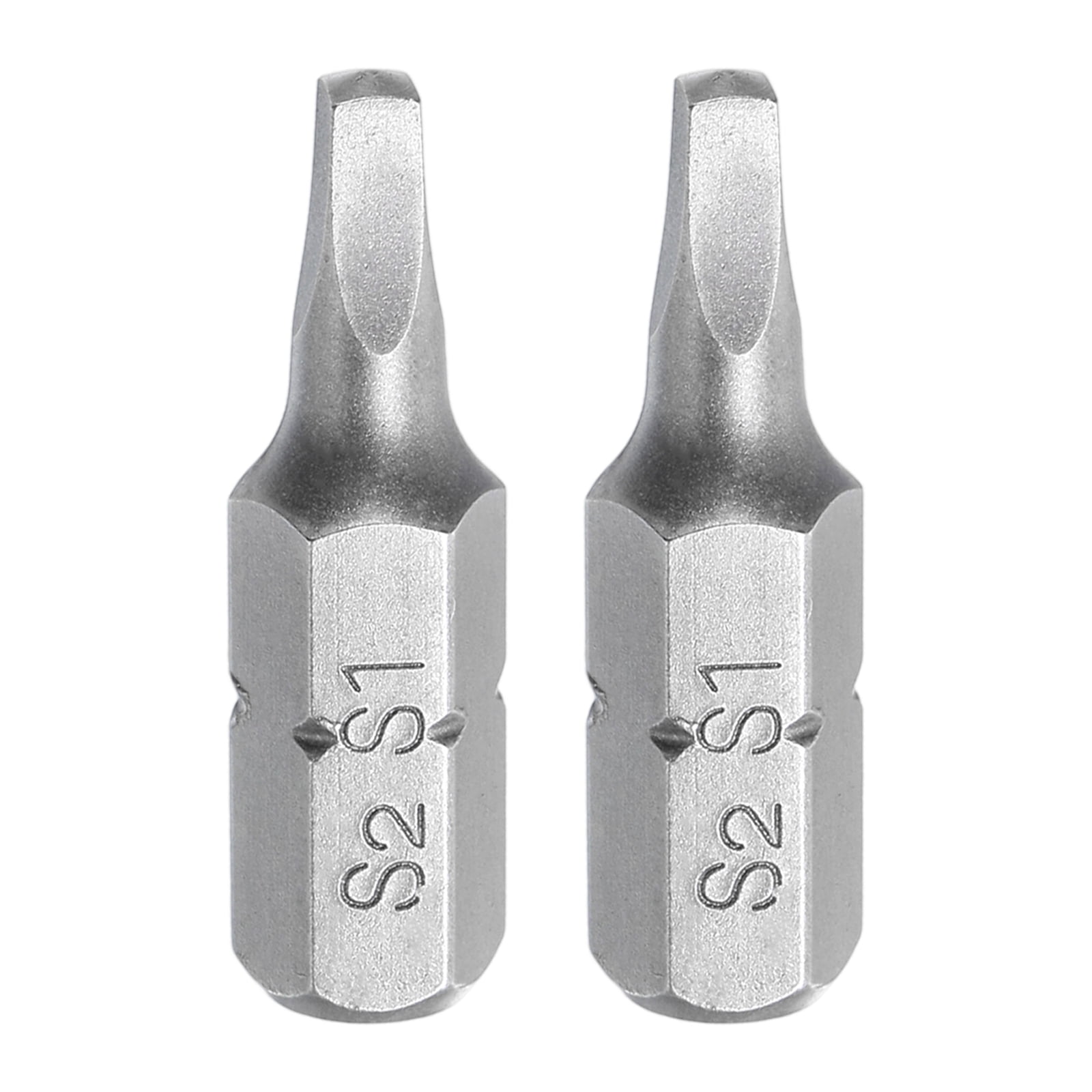 Uxcell 2pcs 1/4" Hex Shank SQ1 Magnetic Head 1" Length S2 Square Head ...