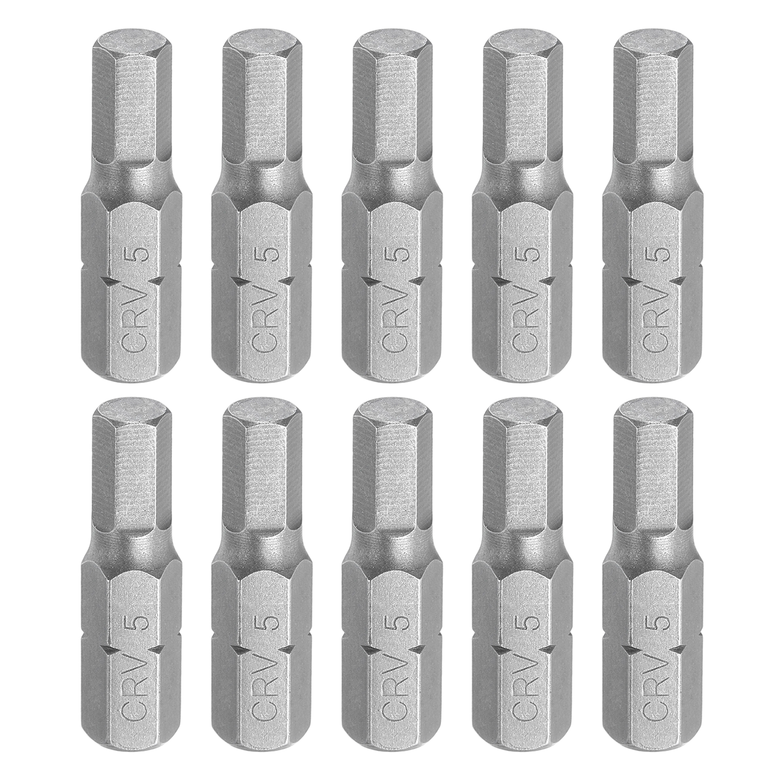 Uxcell 10pcs 1/4" Hex Shank H5 Head 1" Length Hexagon Drill Bit ...