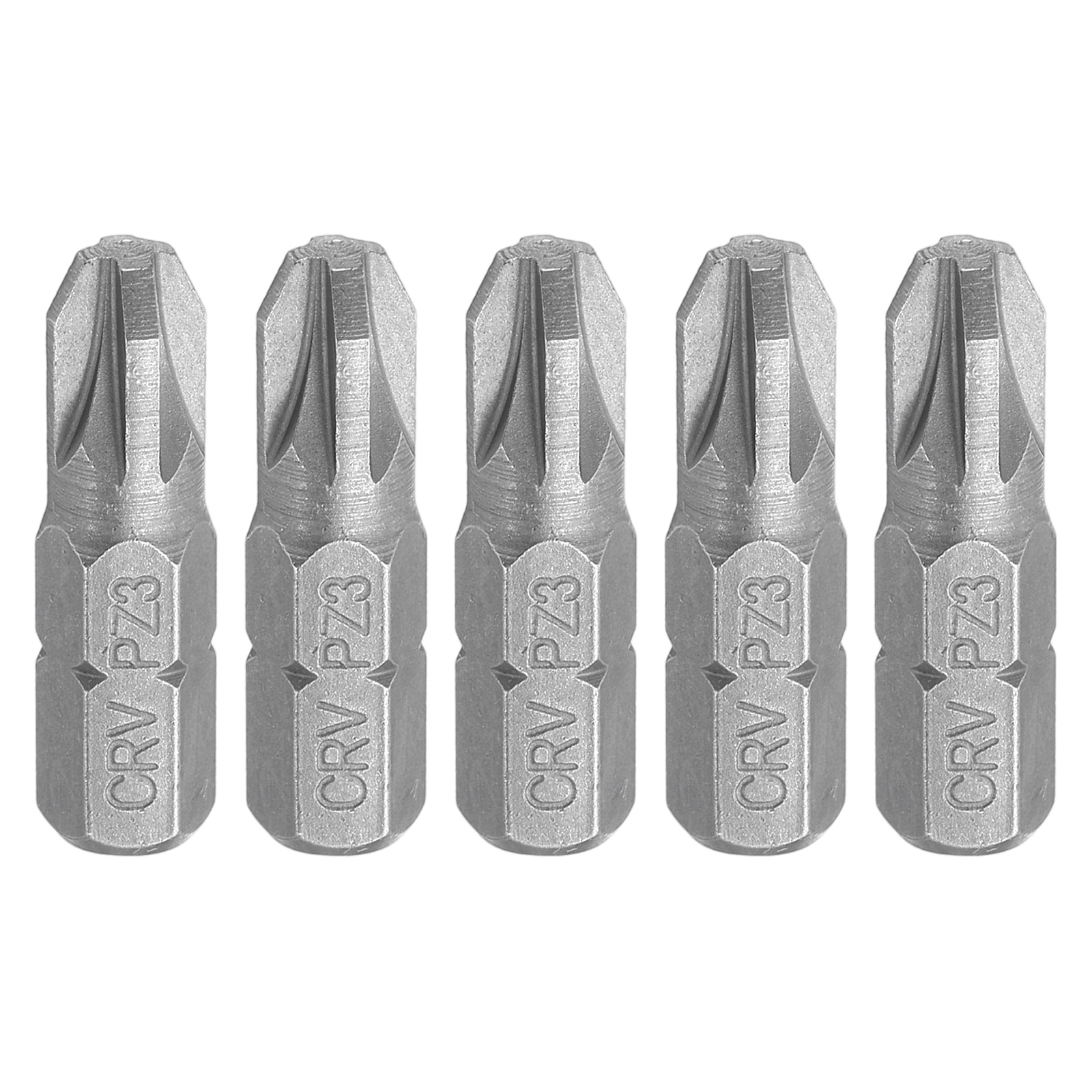 Uxcell 5pcs 1/4" Hex Shank PZ3 Magnetic Head 1" Length Screwdriver Bits ...