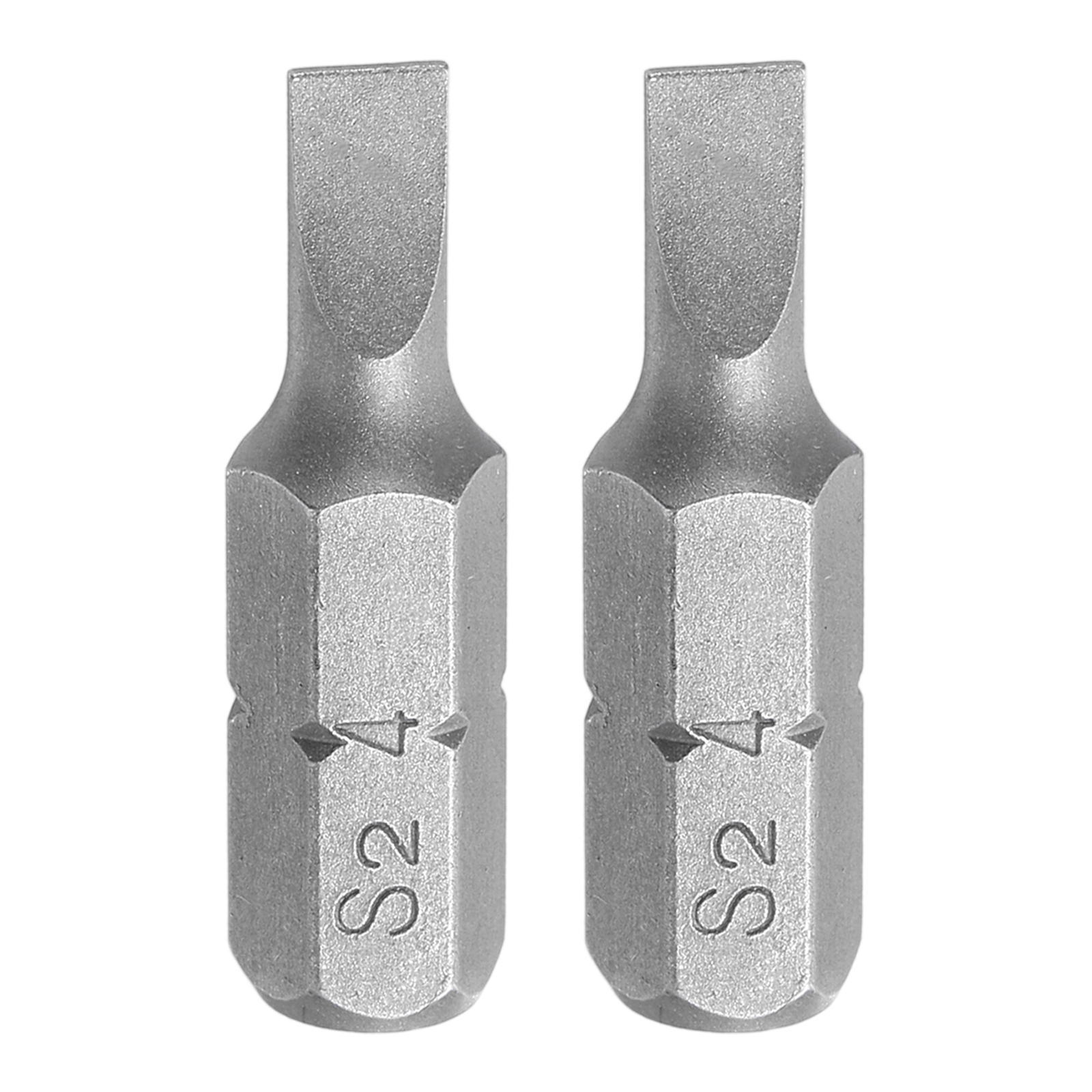Uxcell 2pcs 1/4" Hex Shank SL4 Magnetic Head 1" Length S2 Flat Head ...