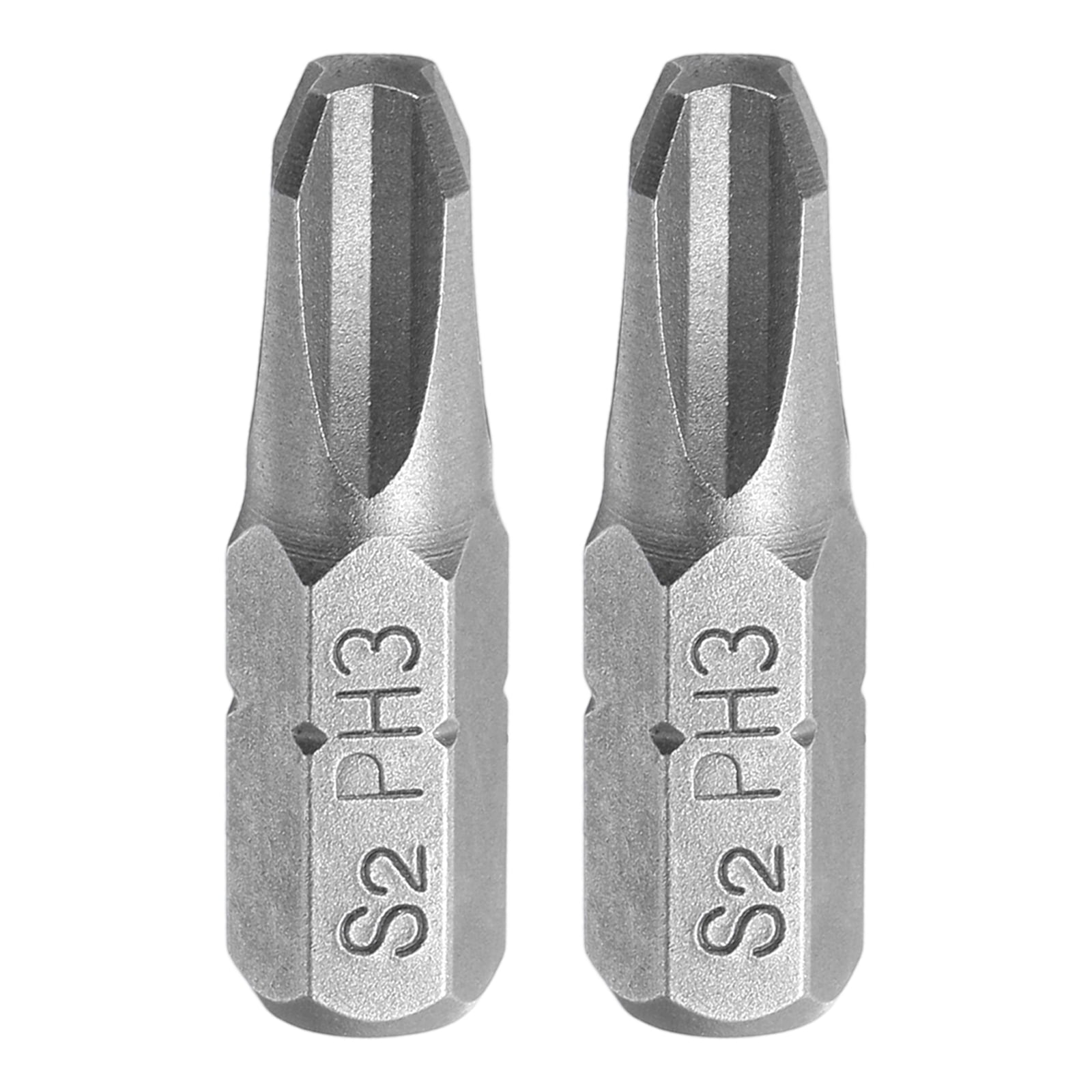 Uxcell 2pcs 1/4" Hex Shank PH3 Magnetic Head 1" Length S2 Phillips ...