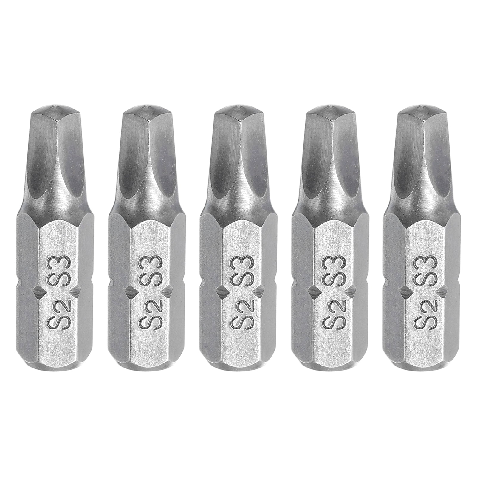 Uxcell 5pcs 1/4" Hex Shank SQ3 Magnetic Head 1" Length S2 Square Head ...