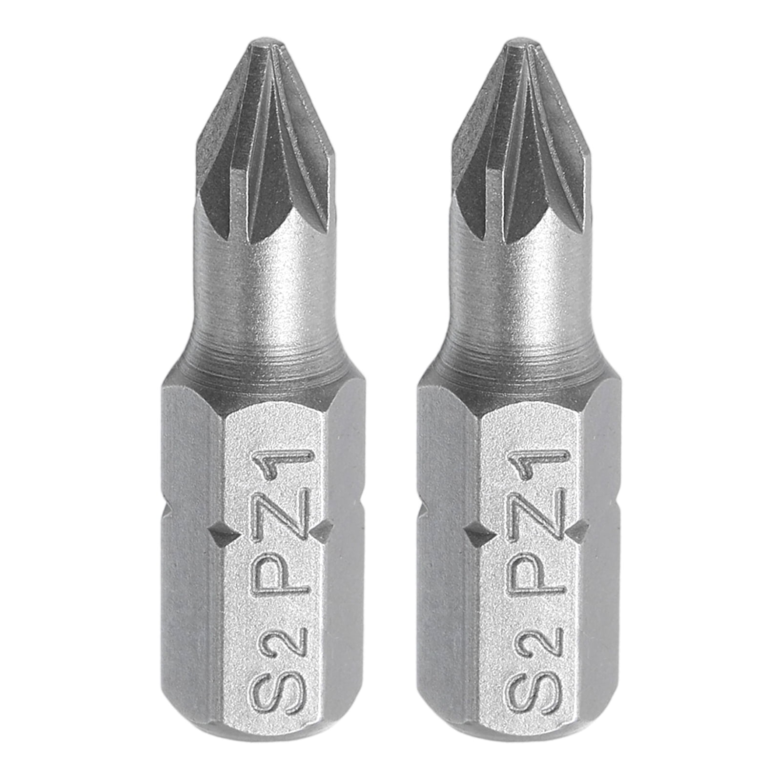 Uxcell 2pcs 1/4" Hex Shank PZ1 Magnetic Head 1" Length S2 Screwdriver ...