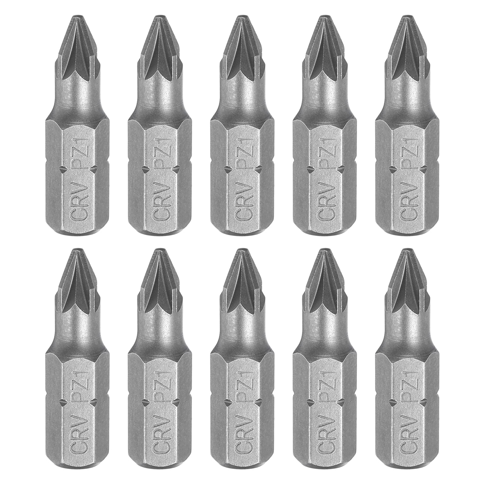 Uxcell 10pcs 1/4" Hex Shank PZ1 Magnetic Head 1" Length Screwdriver ...