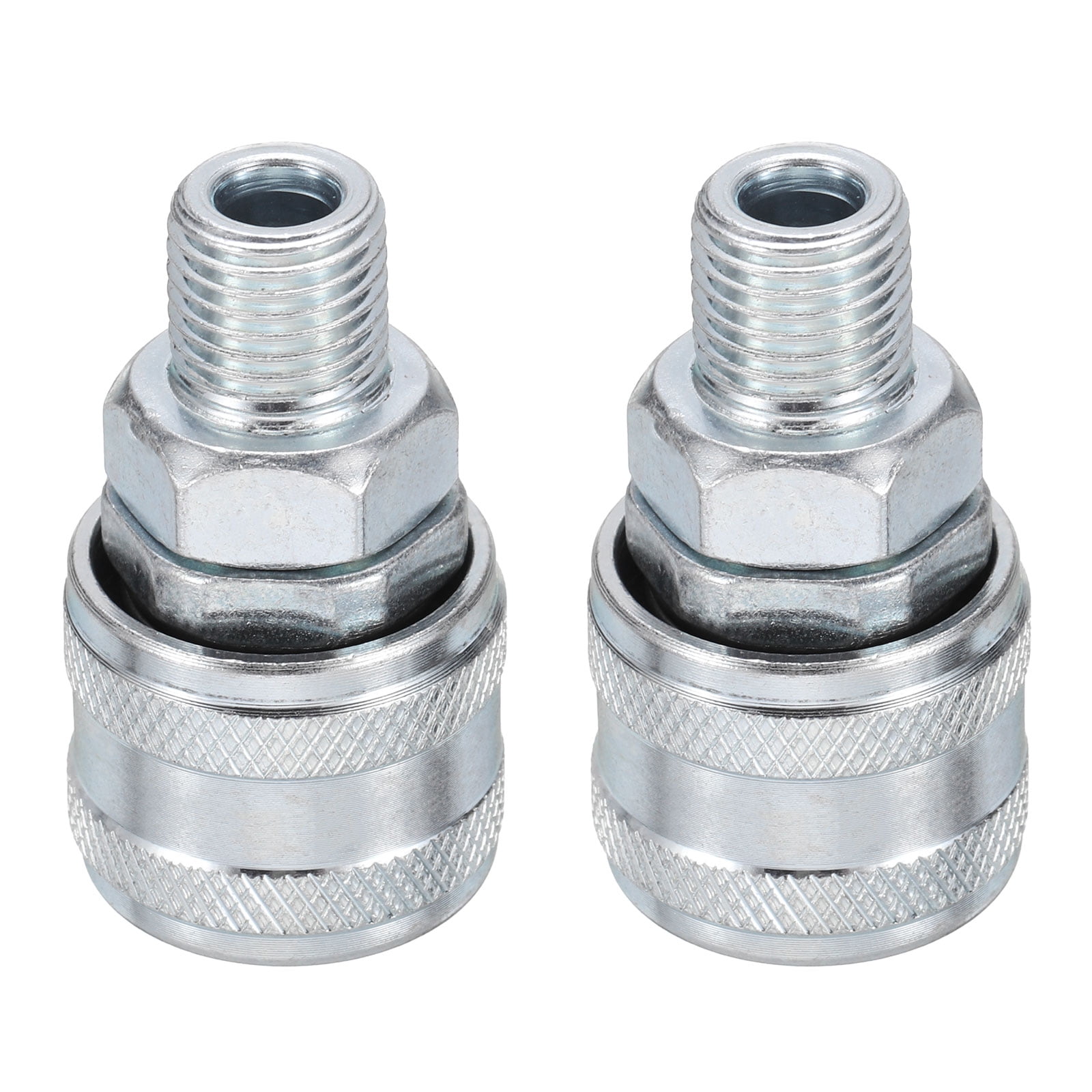Uxcell 2pcs 1/4" NPT Male Air Coupler A Style Fits A-Style Plugs for ...