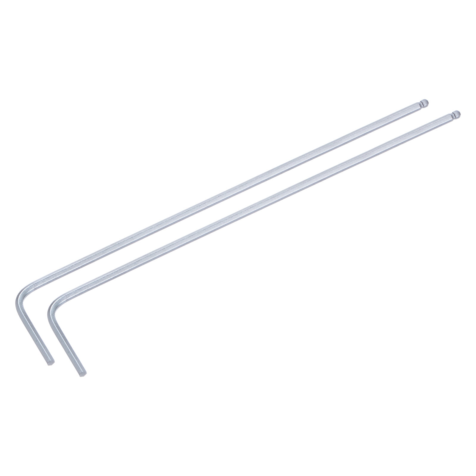 Uxcell 2pcs 1.5mm Ball End Hex Key Wrench, L Shaped Long Arm CR-V ...