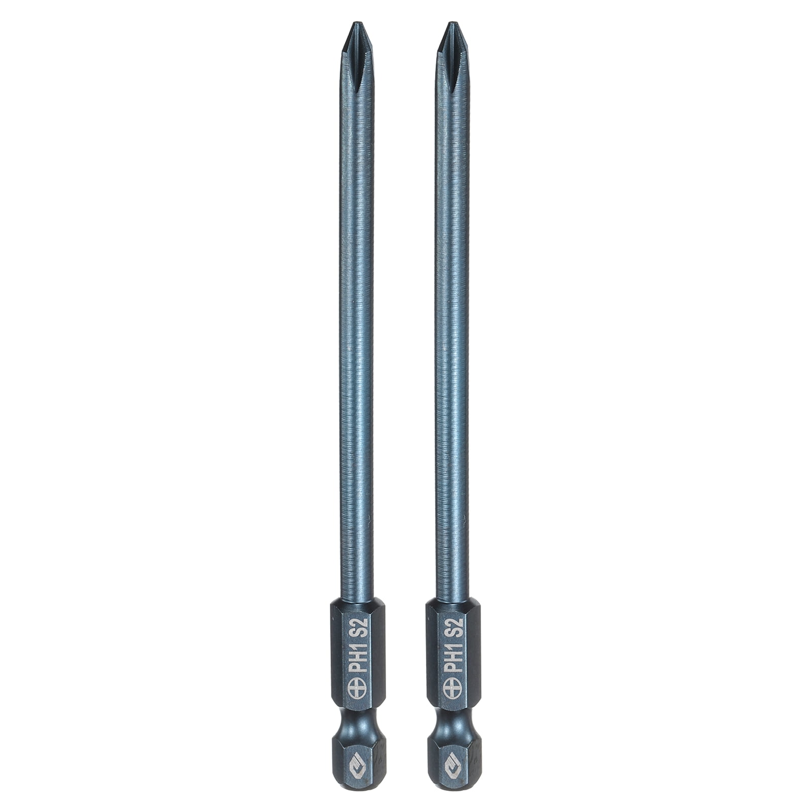 Uxcell 2pcs #1 Phillips Screwdriver Bit PH1 1/4" Hex Shank 4" (100mm ...