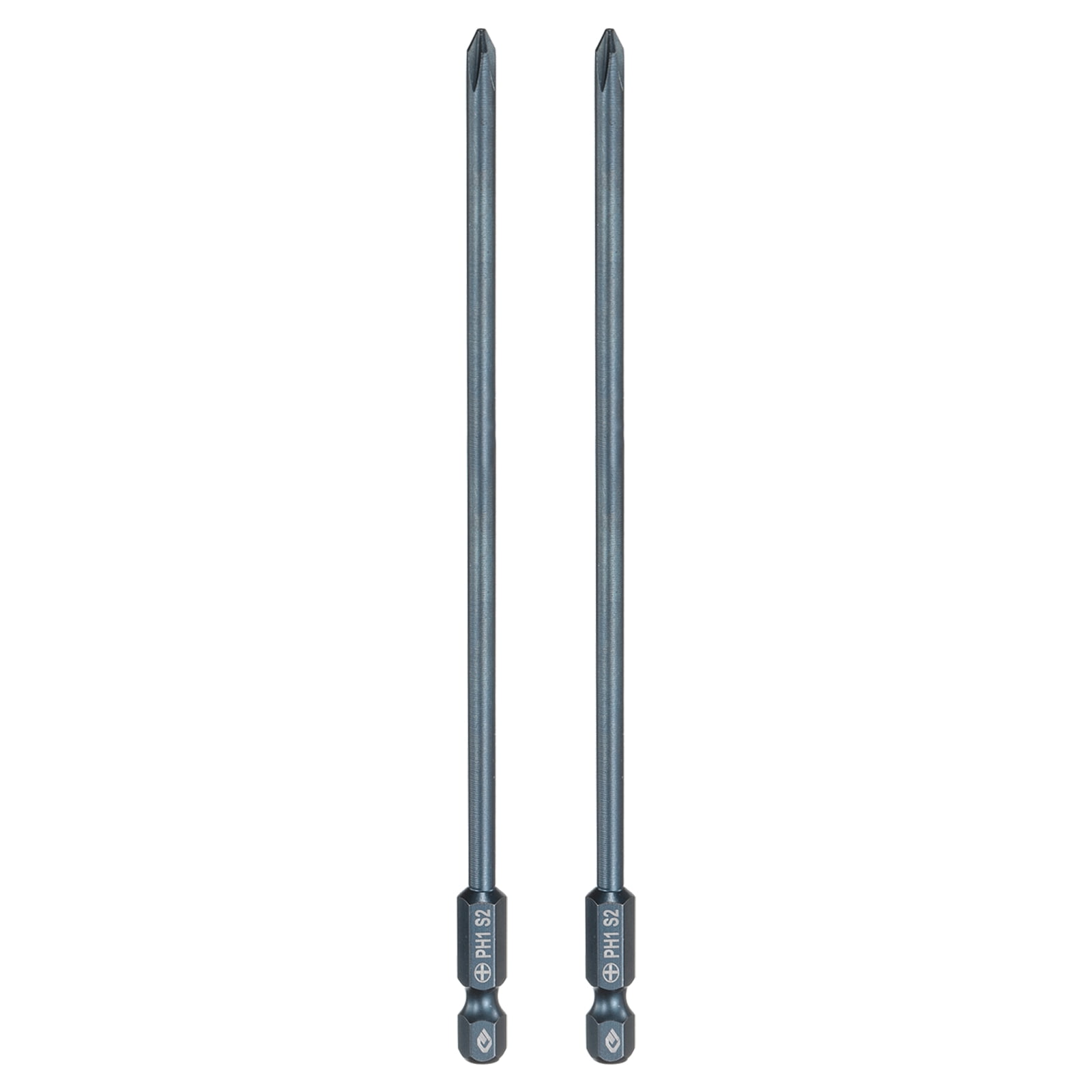 Uxcell 2pcs #1 Phillips Screwdriver Bit PH1 1/4" Hex Shank 6" (150mm ...