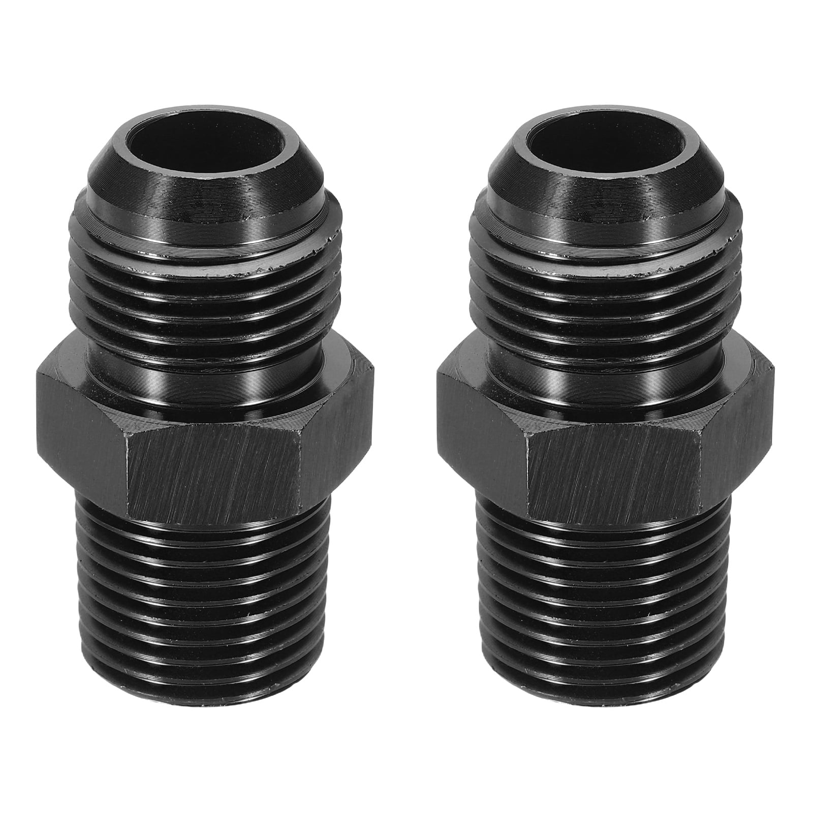 Uxcell 2pcs 10AN Male to 1/2" NPT Male Straight Flare Adapter Pipe ...