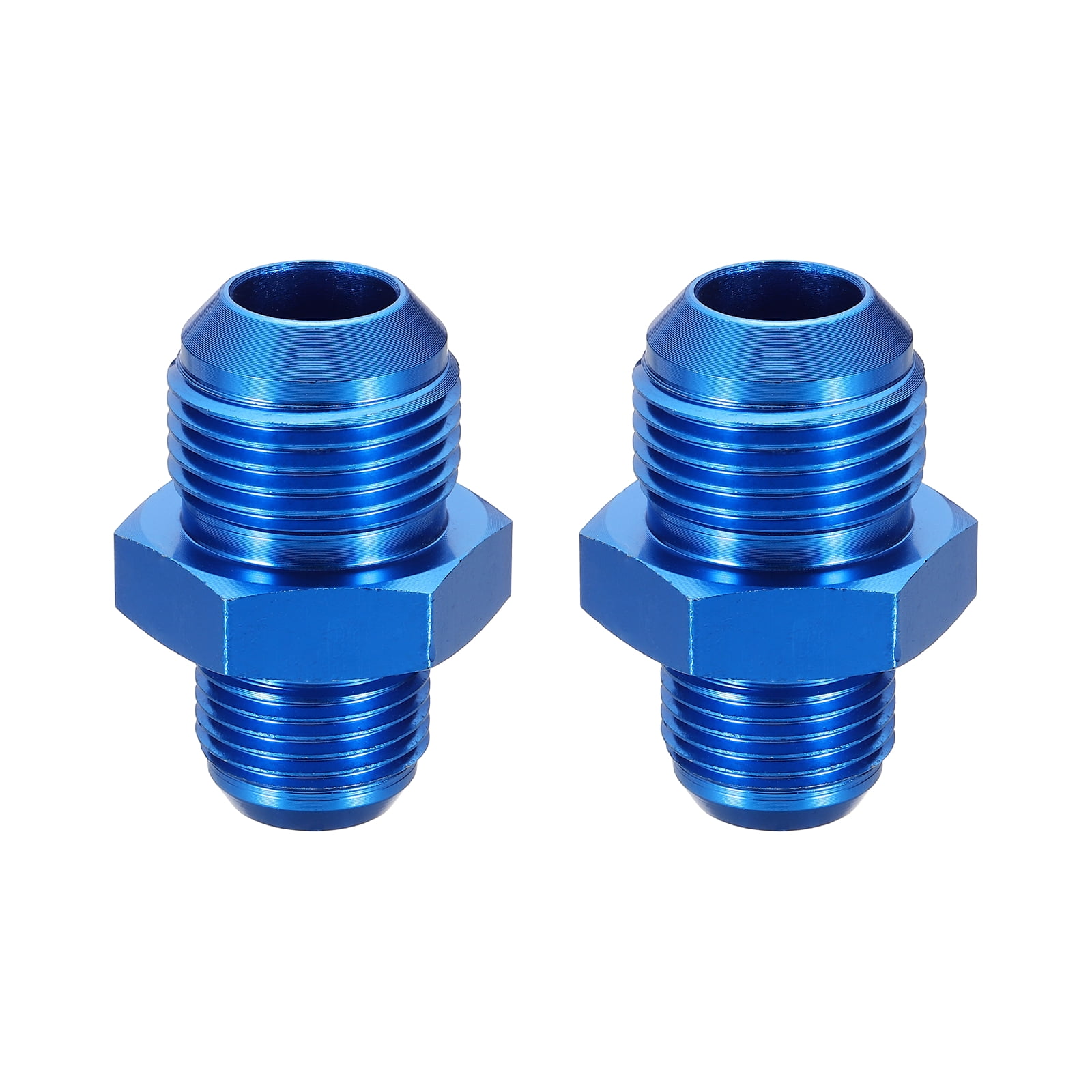 Uxcell 2pcs 10AN Male to 12AN Male Straight Flare Adapter Pipe Thread ...