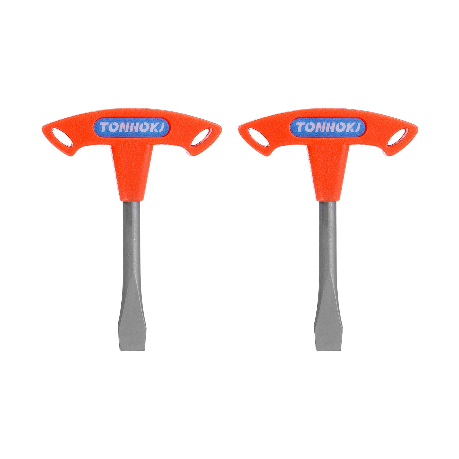 Uxcell 2pcs 10mm T Handle Flat Head Screwdriver for Slotted Screw Quick ...