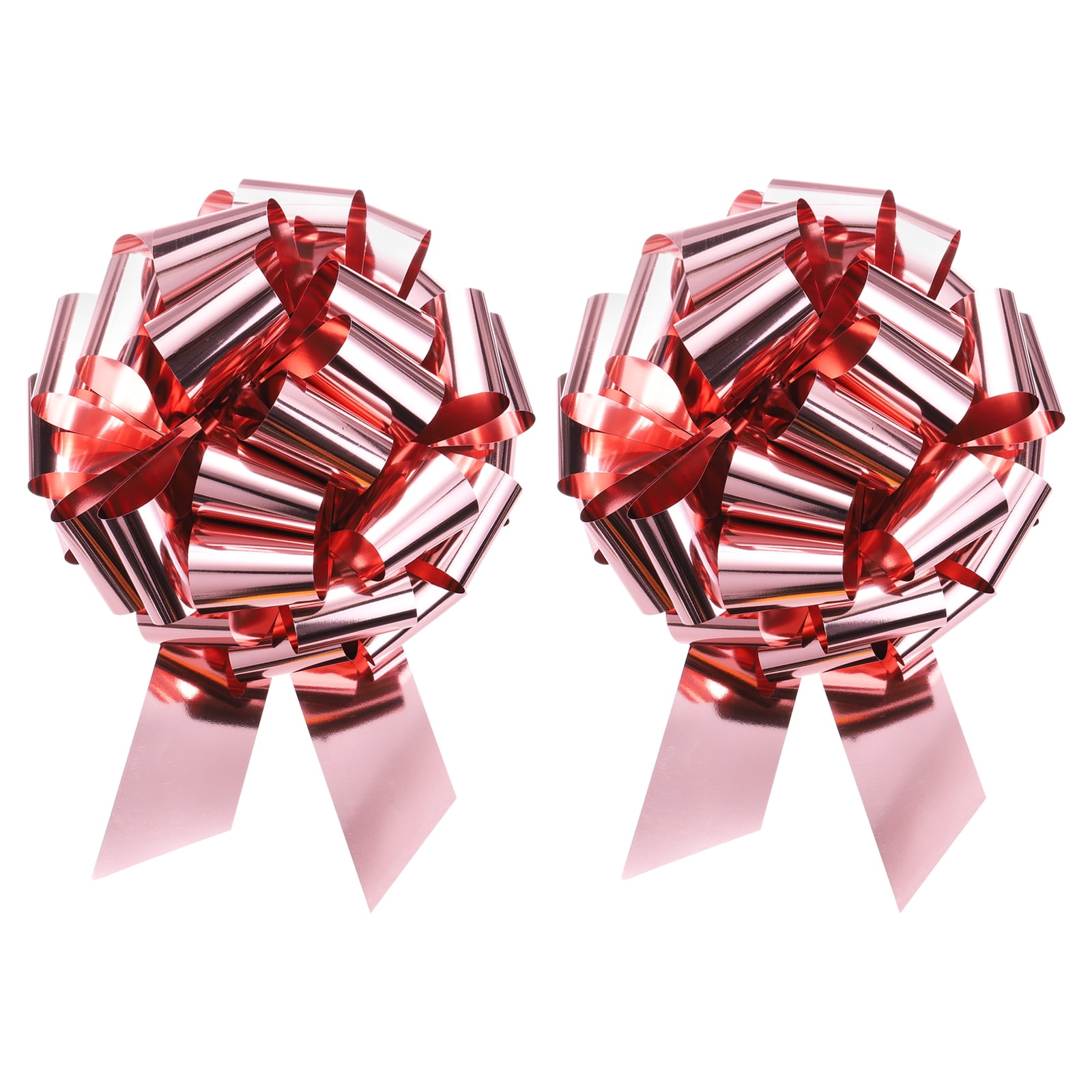 Uxcell 2pcs 18" Extra Giant Large Pull Bow Christmas Metallic Car Gift ...