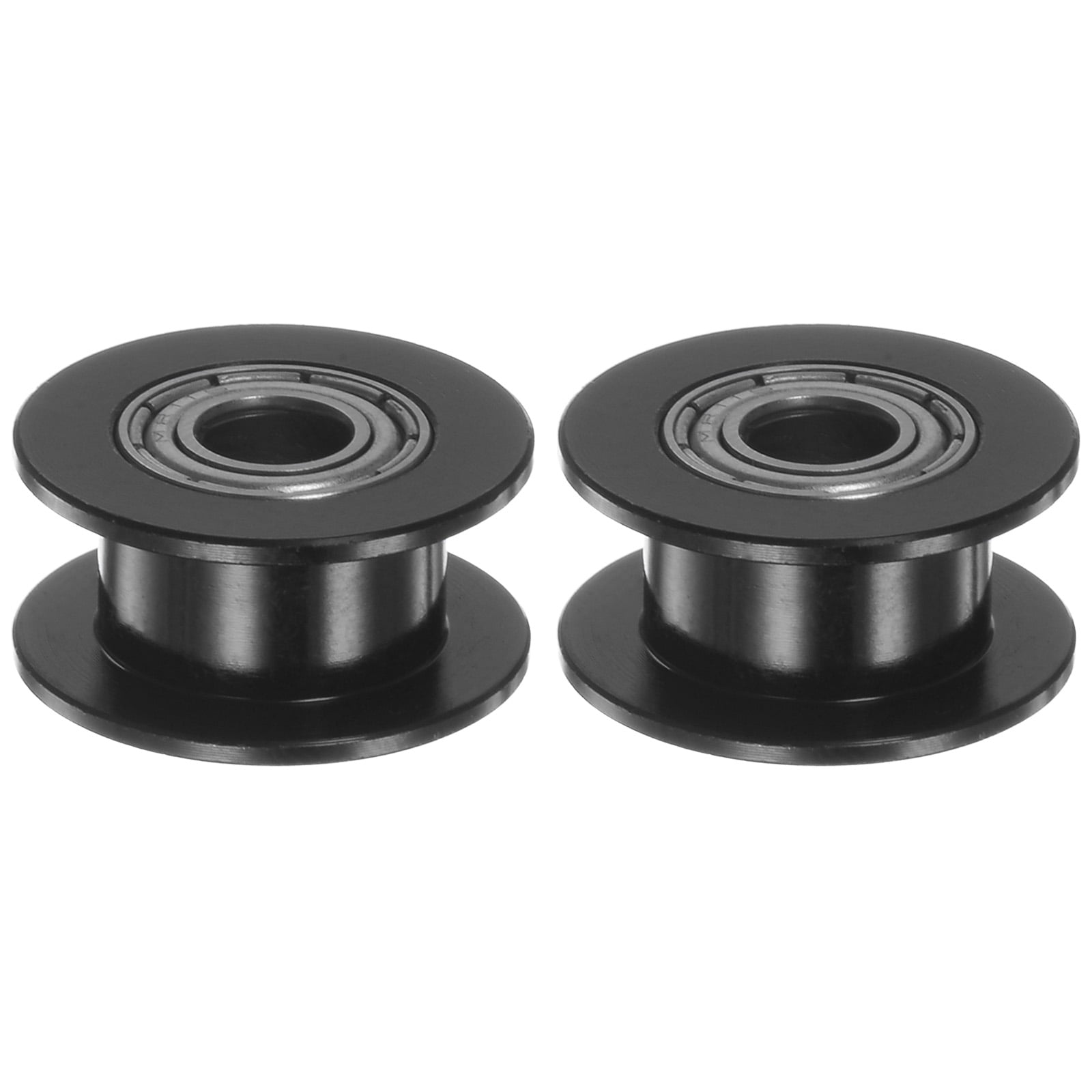 Uxcell 2pcs 2GT Idler Pulley 5mm Bore 18mm Dia. Aluminum Timing Belt ...