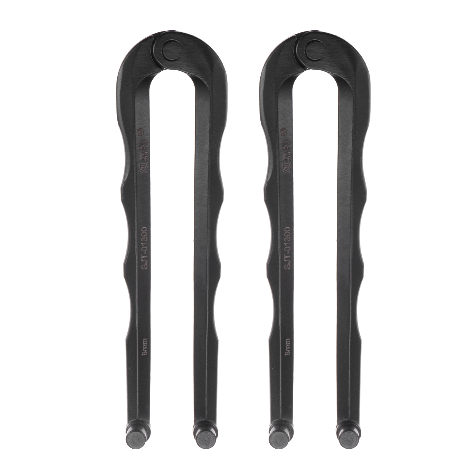 Uxcell 2pcs 8mm Adjustable Face Spanner 2-150mm Opening Wrench Pin ...