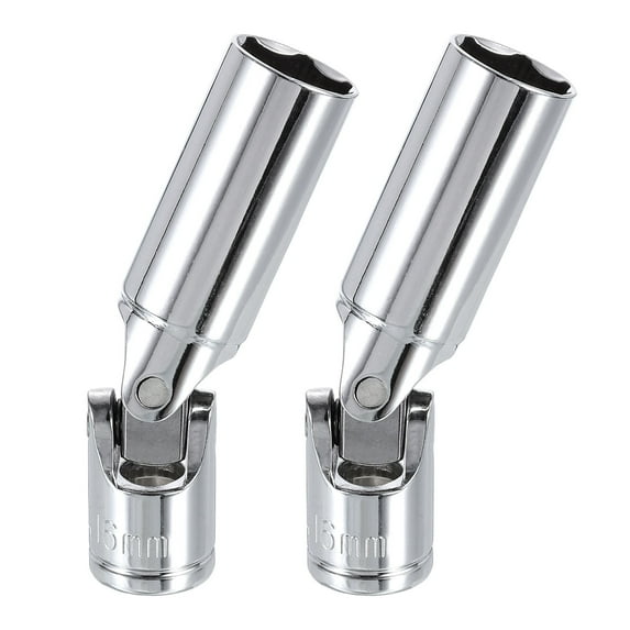 Uxcell 2pcs 3/8" Drive Universal Joint Socket 16mm CR-V Metric 6-Point ...