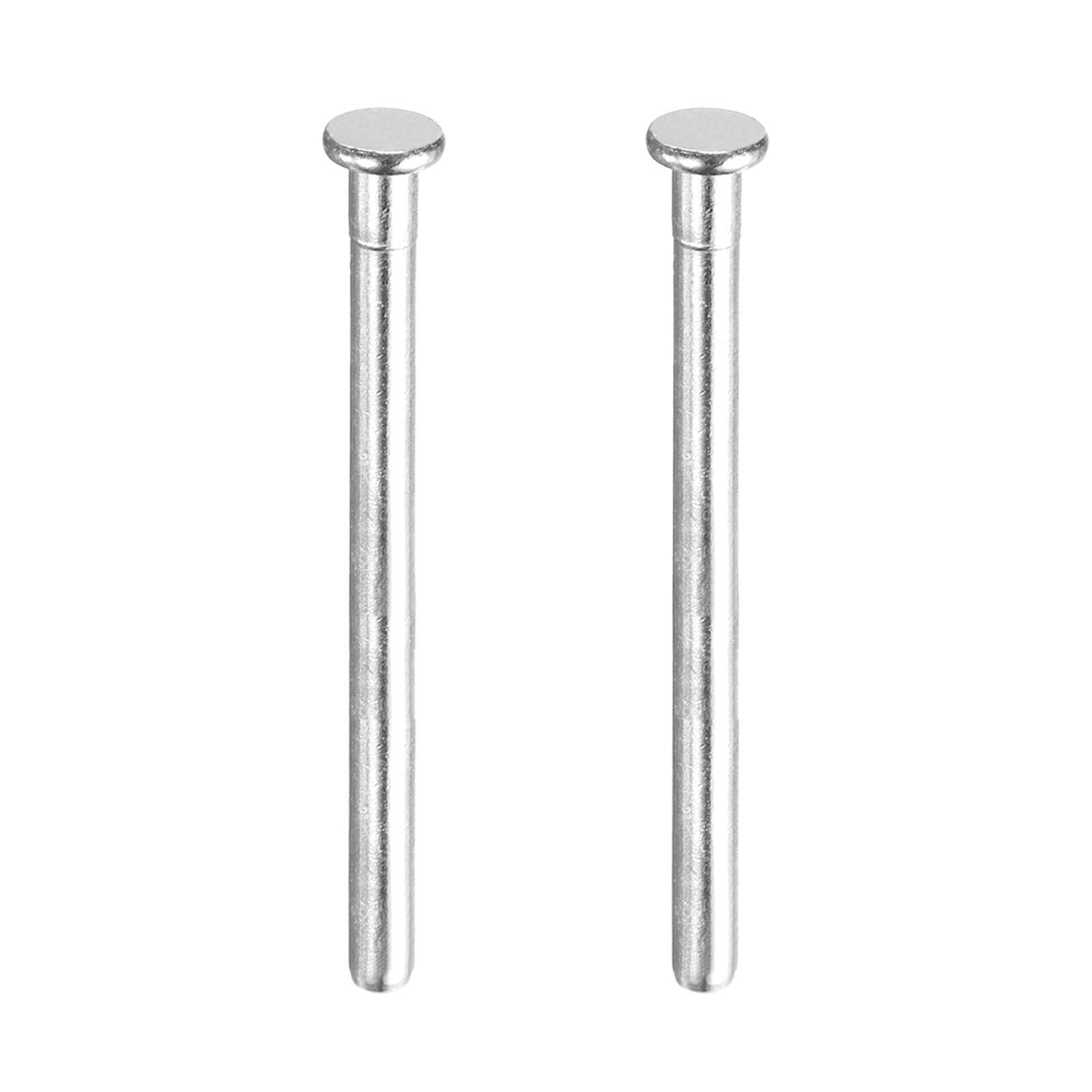 Uxcell 2pcs 3 Inch Door Hinge Pins, Removable Brushed Door Hinge ...