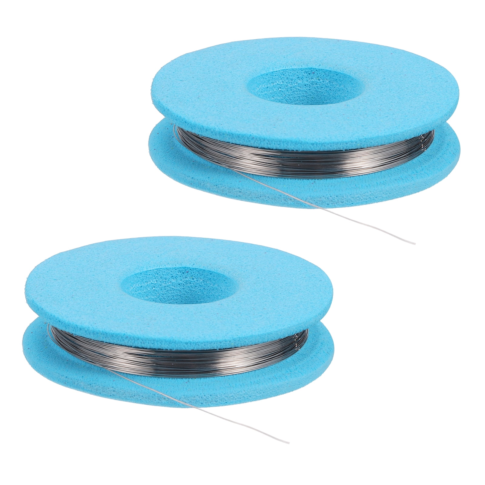 Uxcell 2pcs 33 AWG Nichrome Wire, 16ft Cr20Ni80 Heating Resistance Wire ...