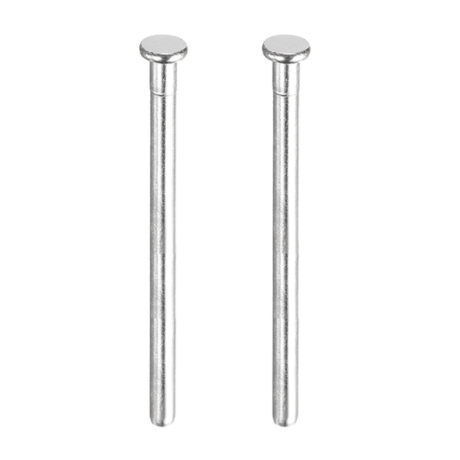 Uxcell 2pcs 4 Inch Door Hinge Pins, Removable Brushed Door Hinge ...